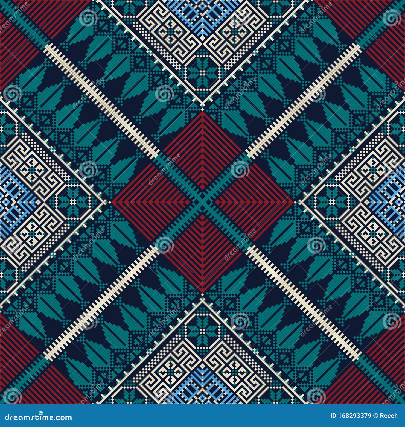 Palestinian Embroidery Pattern Stock Vector - Illustration of design ...