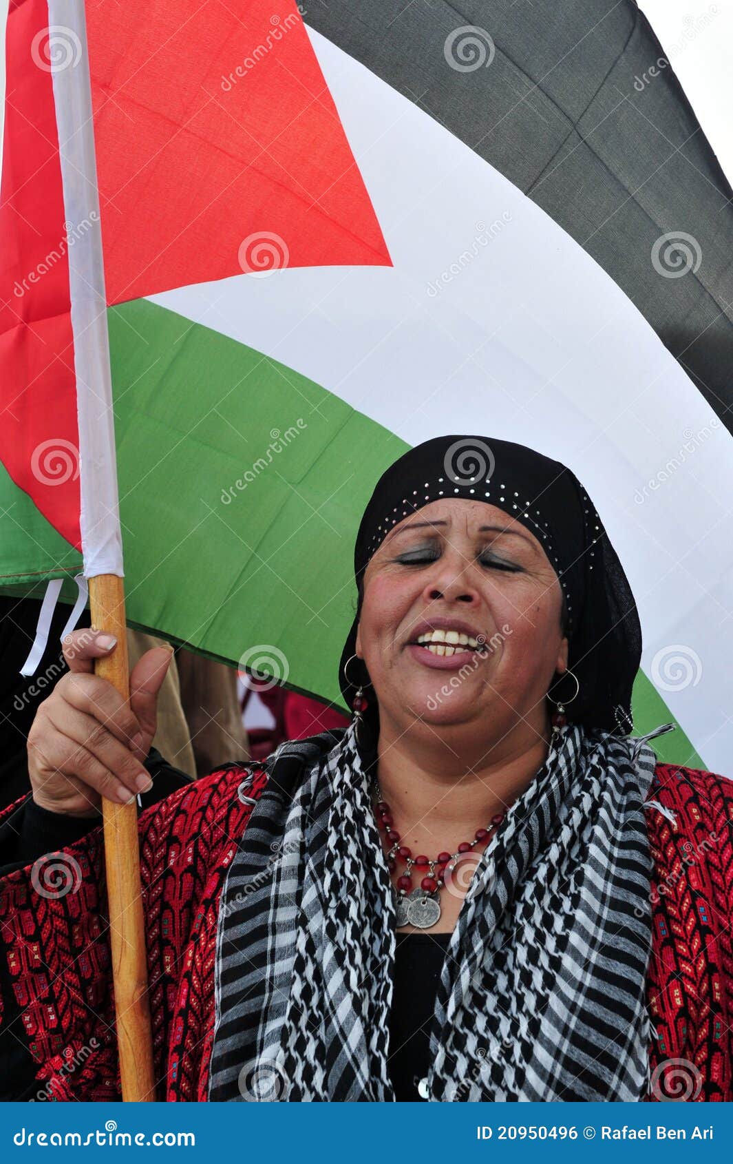 Palestinian People Protesting Editorial Photo - Image of conflict, east ...