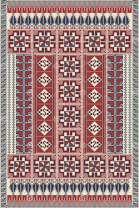 Palestinian Tatreez, Template Pattern 4 Stock Vector - Illustration of ...