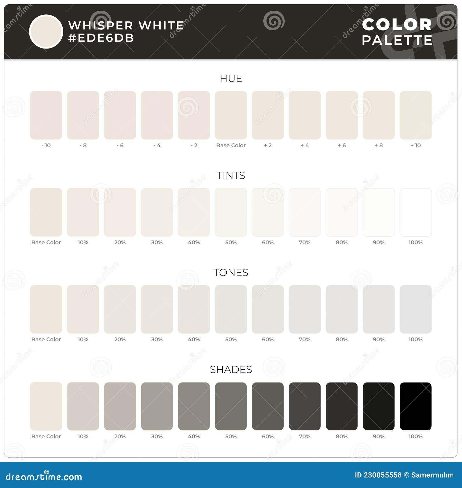 Paleta De Color Blanco Susurro Lista Para Textiles. Guia De Tonos Y ... Paleta De Color Blanco Susurro Lista Para Textiles. Guia De Tonos Y ...