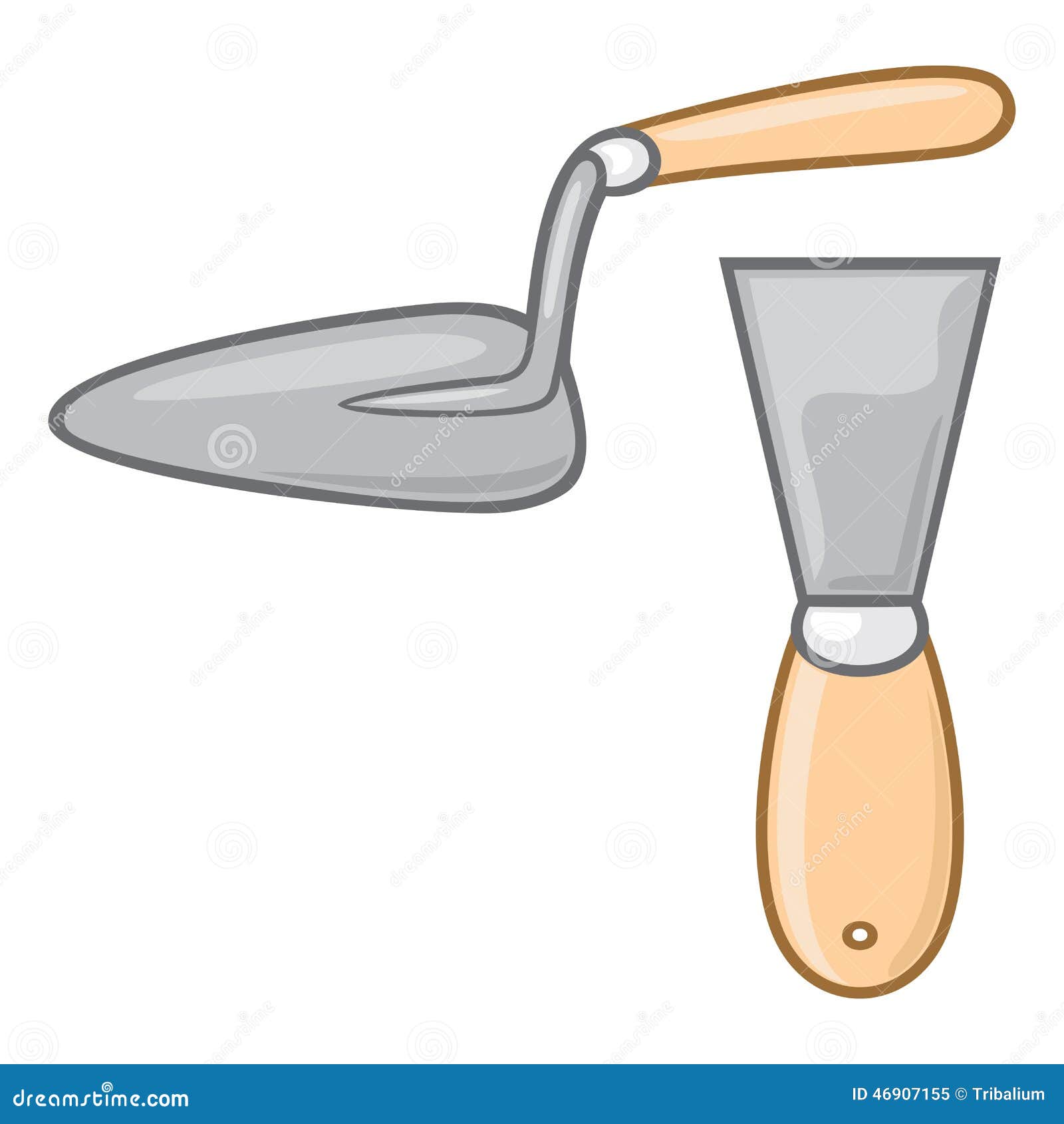 Paleta de la construcción ilustración del vector. Ilustración de cinta ...