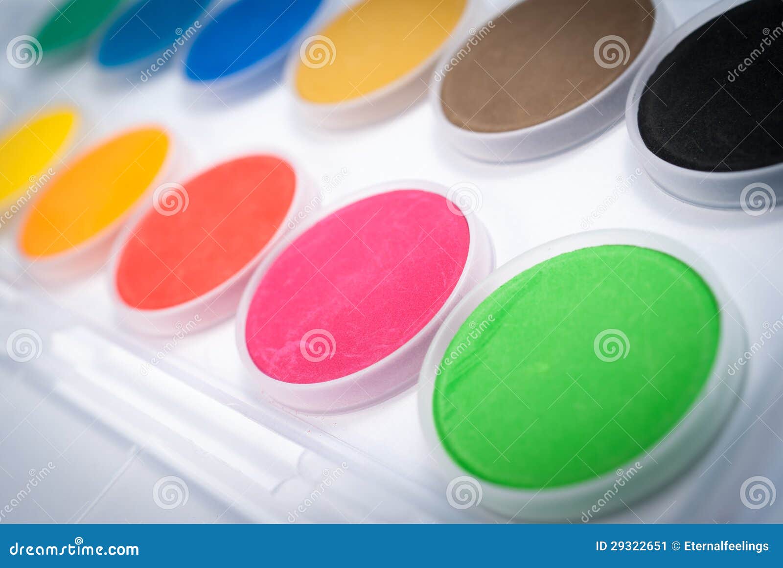 Paletas De Colores Del Agua Imagen de archivo - Imagen de arte, idea ...