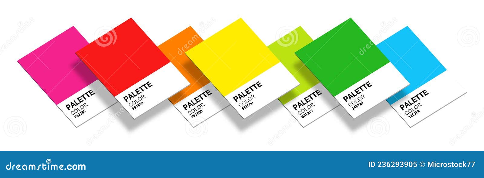 Palette Color 3d Effect, Vector Illustration Stock Vector ...