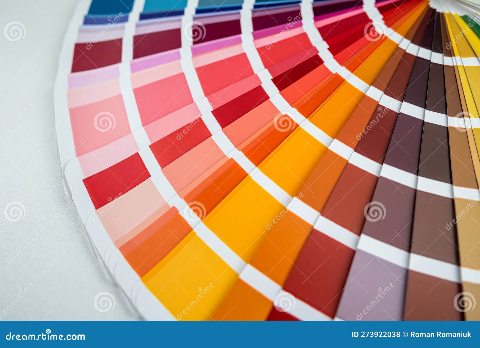 Palette of Color Isolated on White Background Stock Photo - Image of ...