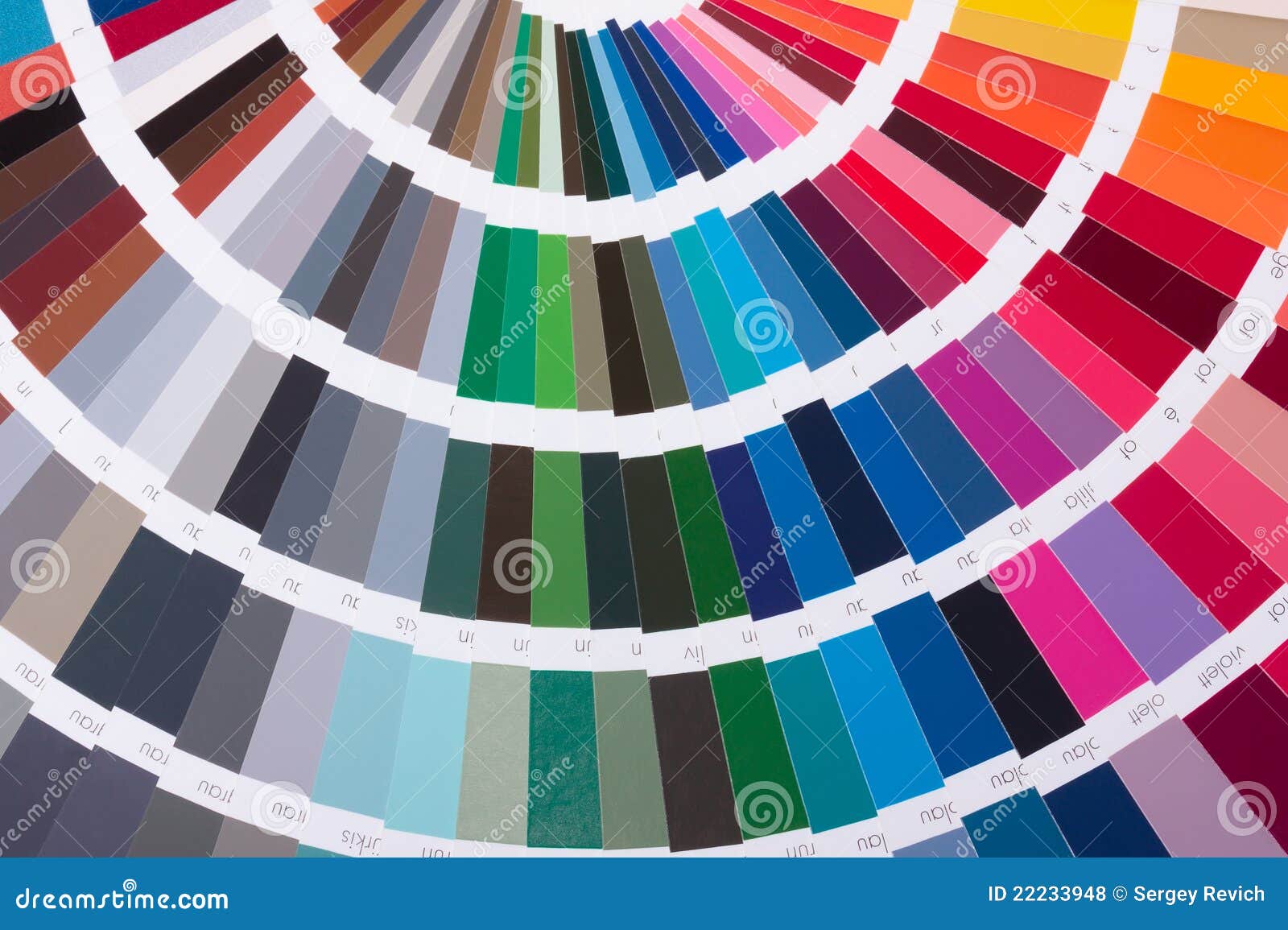 Palette de couleur photo stock. Image du catalogue, spectre - 22233948
