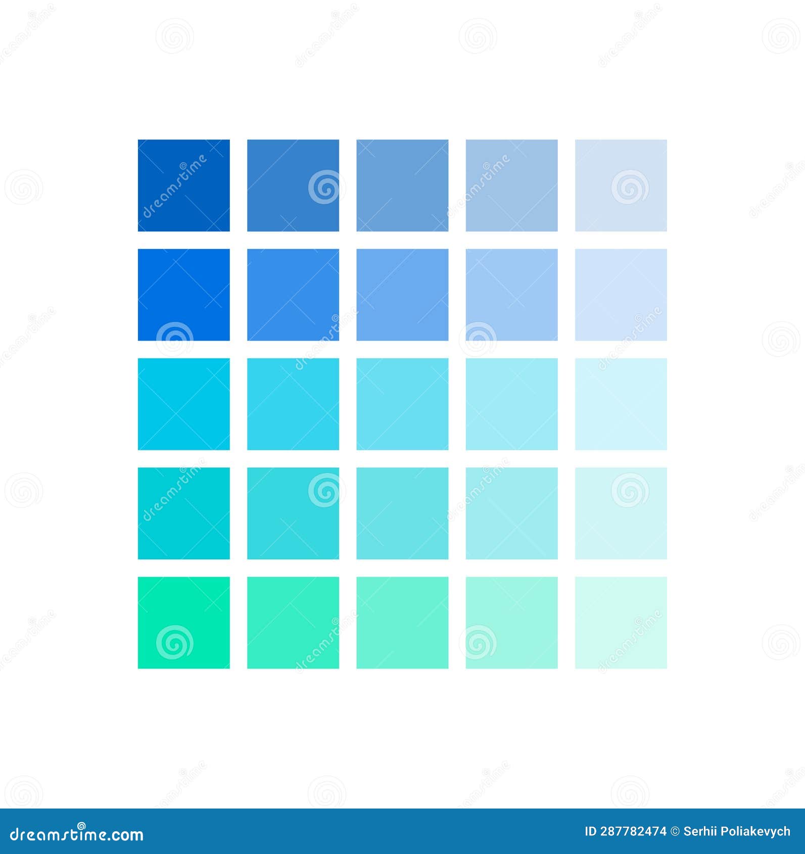 Palette De Couleurs Violette. Illustration Vectorielle. Eps 10 ...