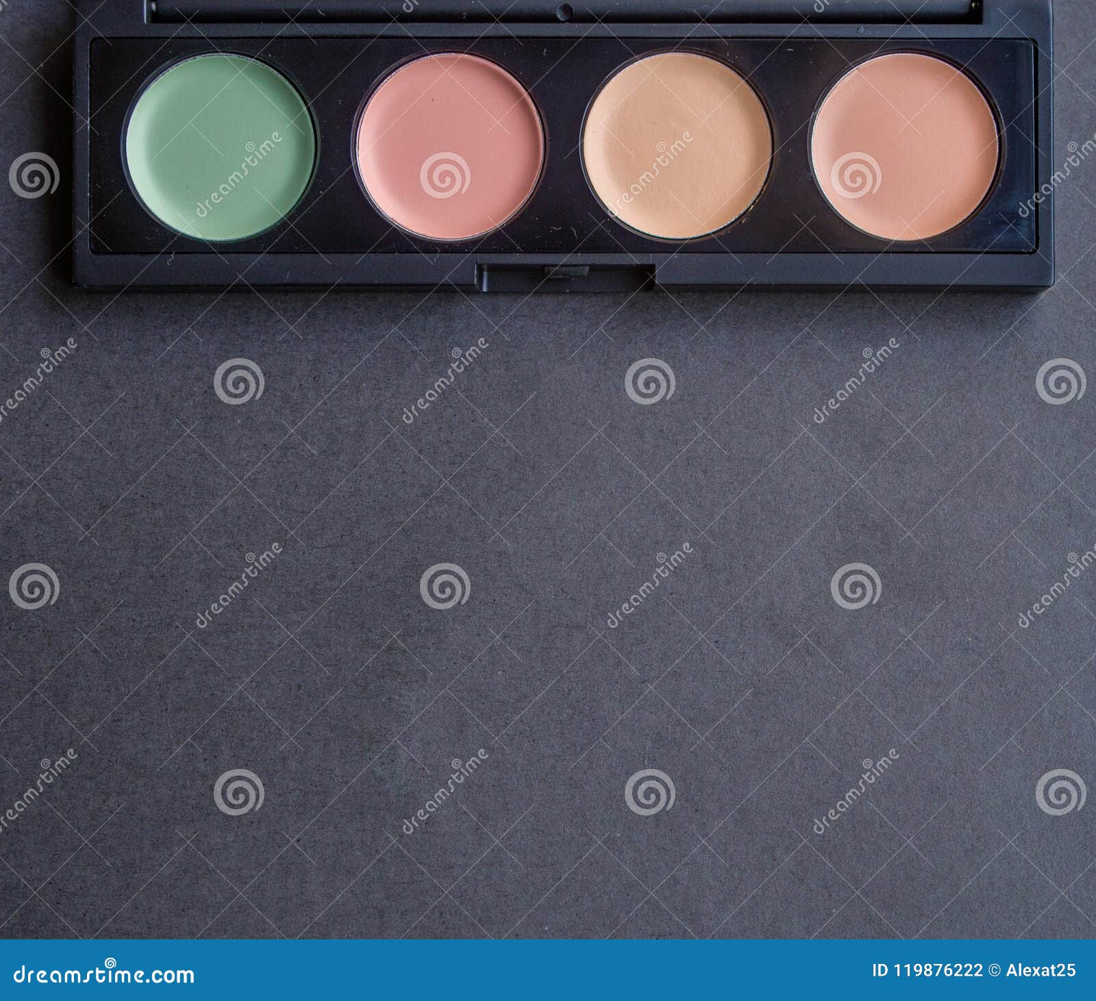 Palette with Different Makeup Correctors Stock Photo - Image of ...