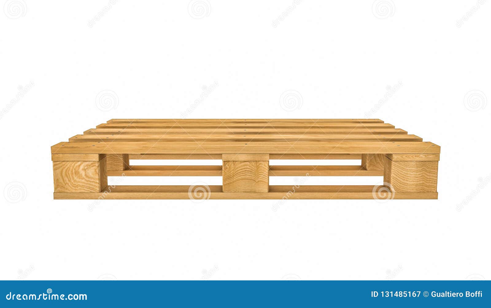 Palette En Bois Sur Le Fond Blanc Illustration Stock - Illustration du ...