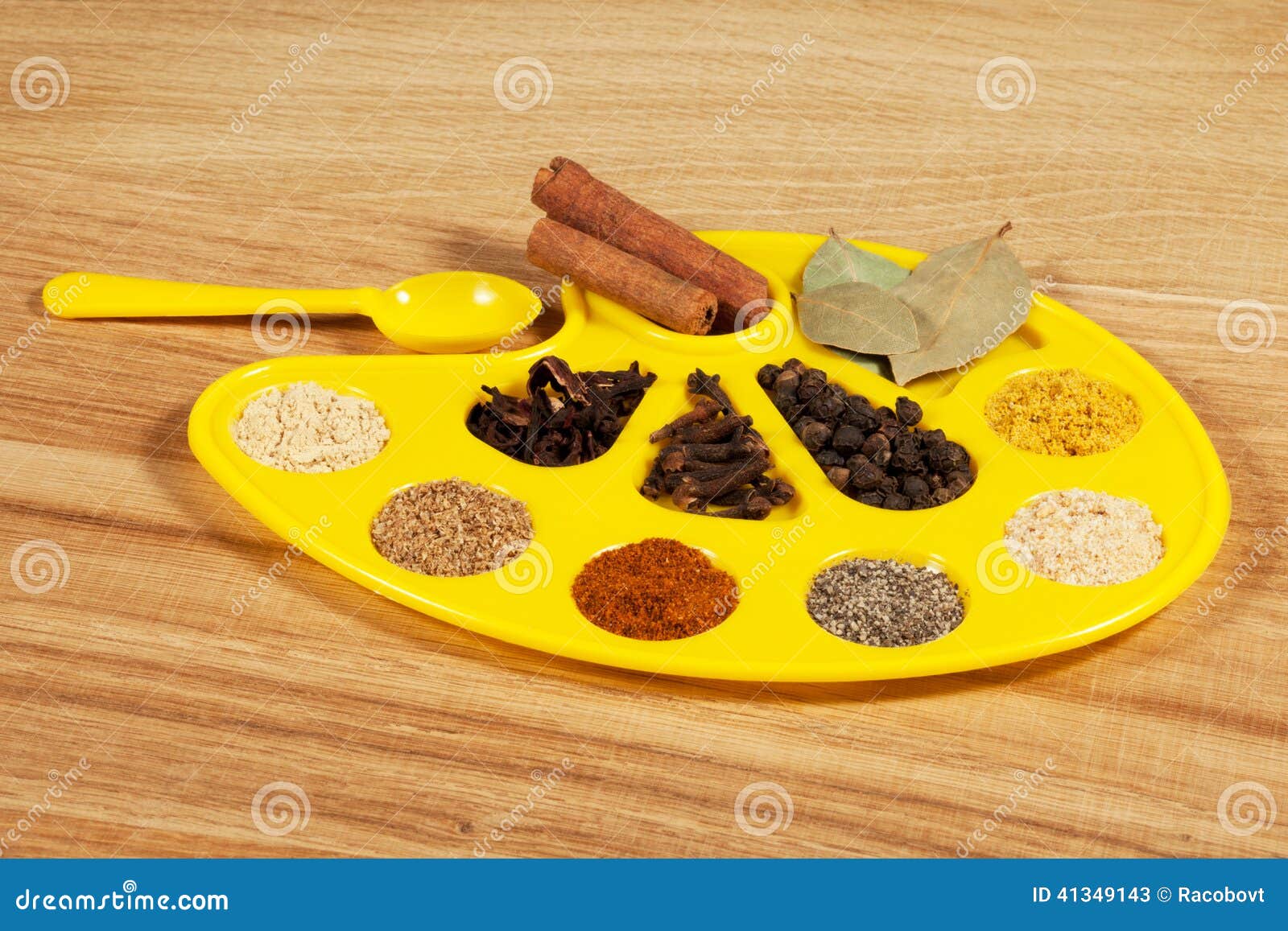 Palette of taste stock image. Image of vivid, additives - 41349143