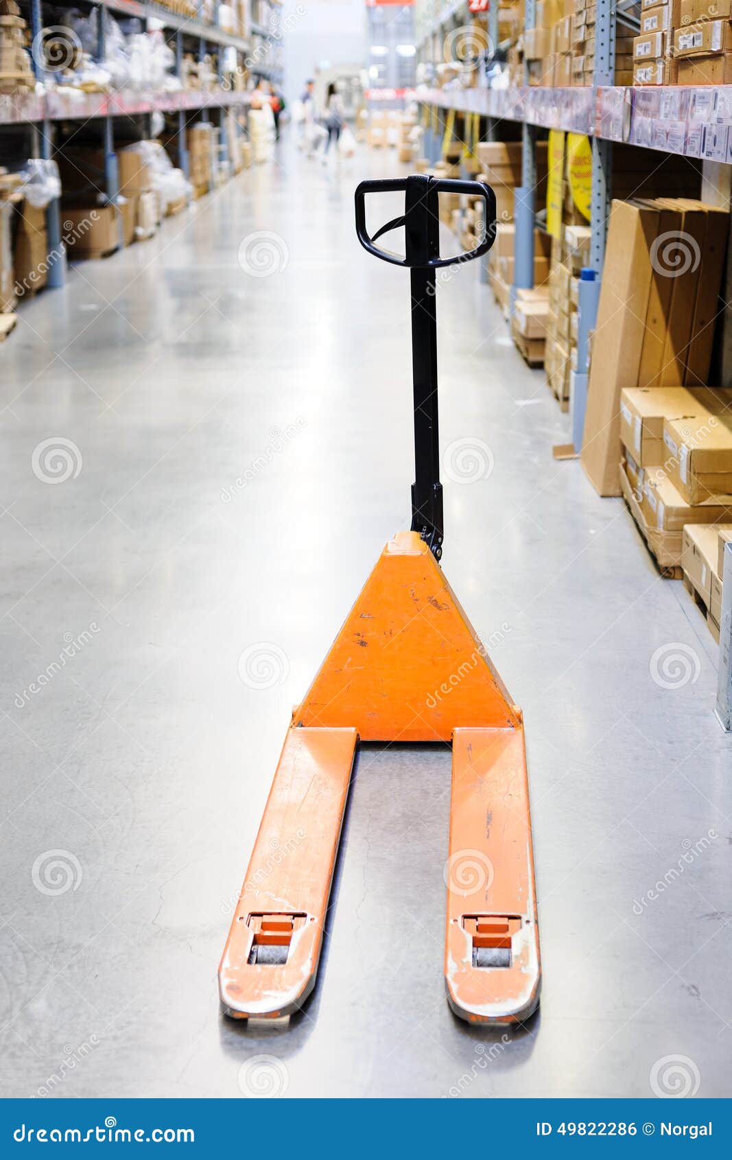 Palette truck stock photo. Image of factory, export, logistic - 49822286
