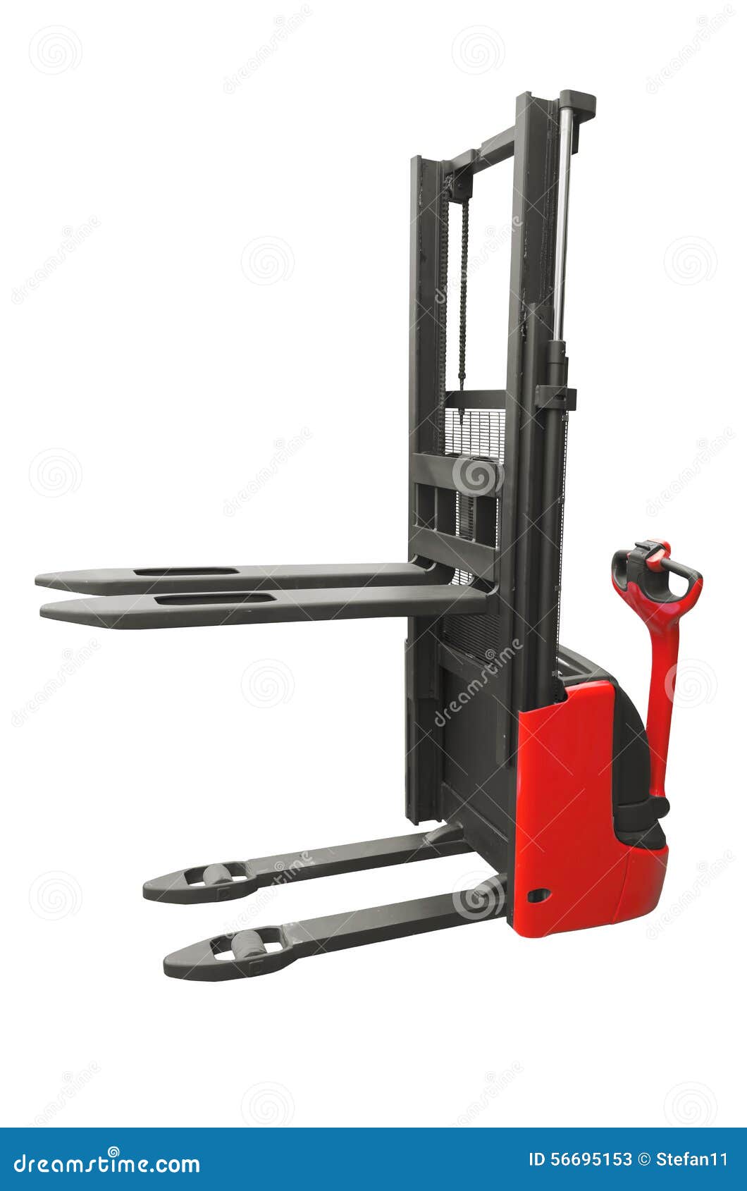 Palettenstapler stockbild. Bild von lager, ladeplatte - 56695153