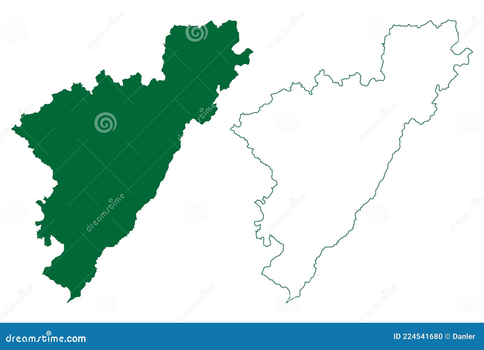 Map Of Pali World Map International Vector Template With Outline ...
