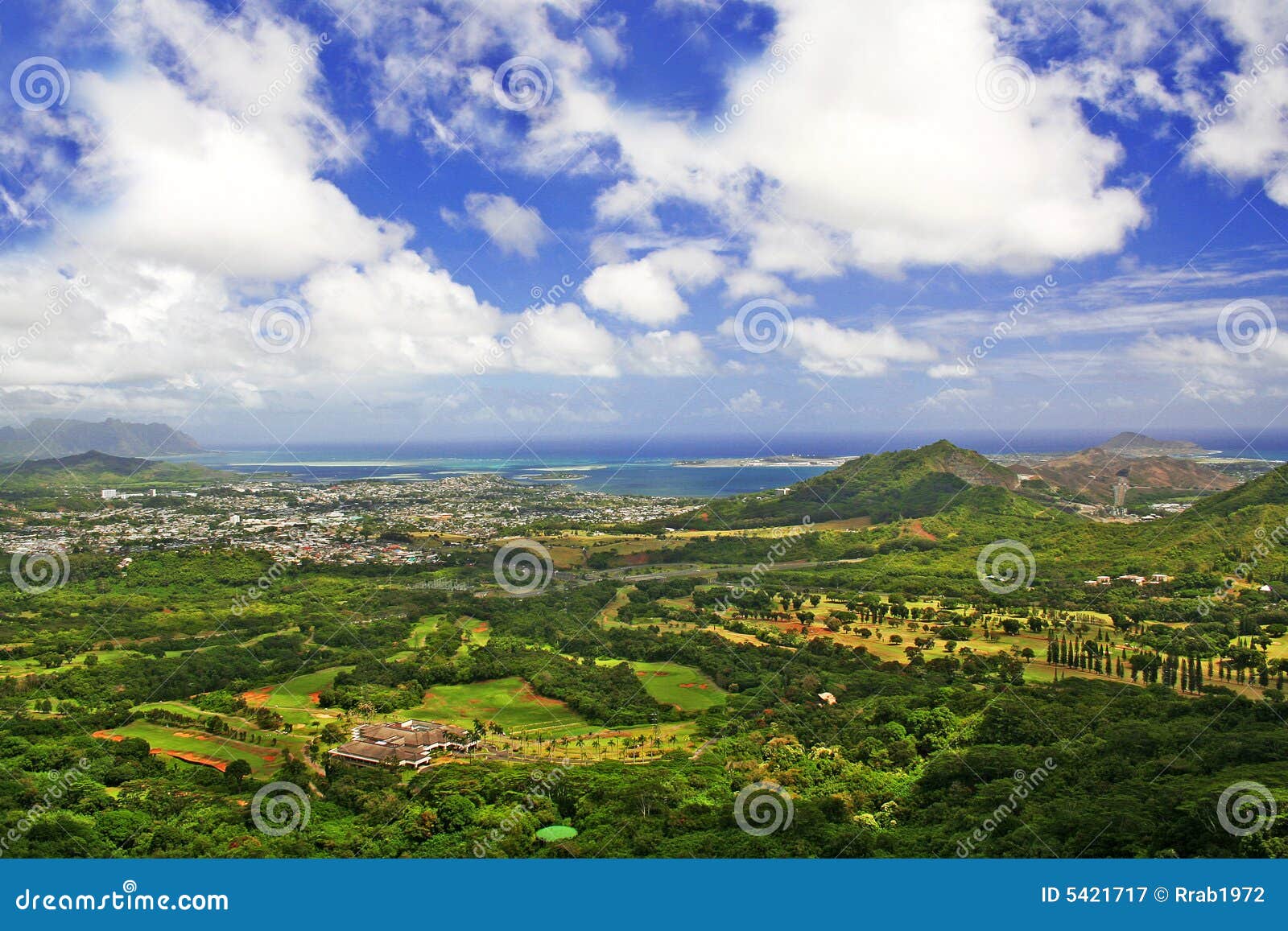 Pali Lookout in Oahu Hawaii Stock Image - Image of summer, hiking: 5421717