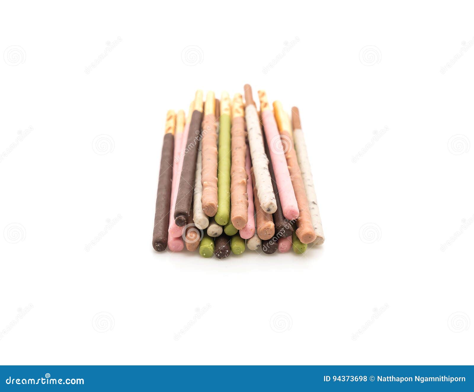 Palillo De La Galleta Con Mezclado Condimentado Foto de archivo ...