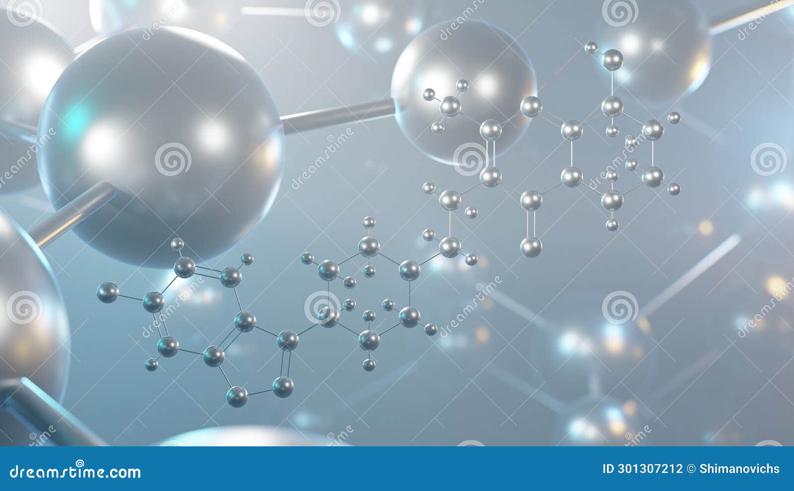 Paliperidone Molecular Structure, 3d Model Molecule, Atypical ...