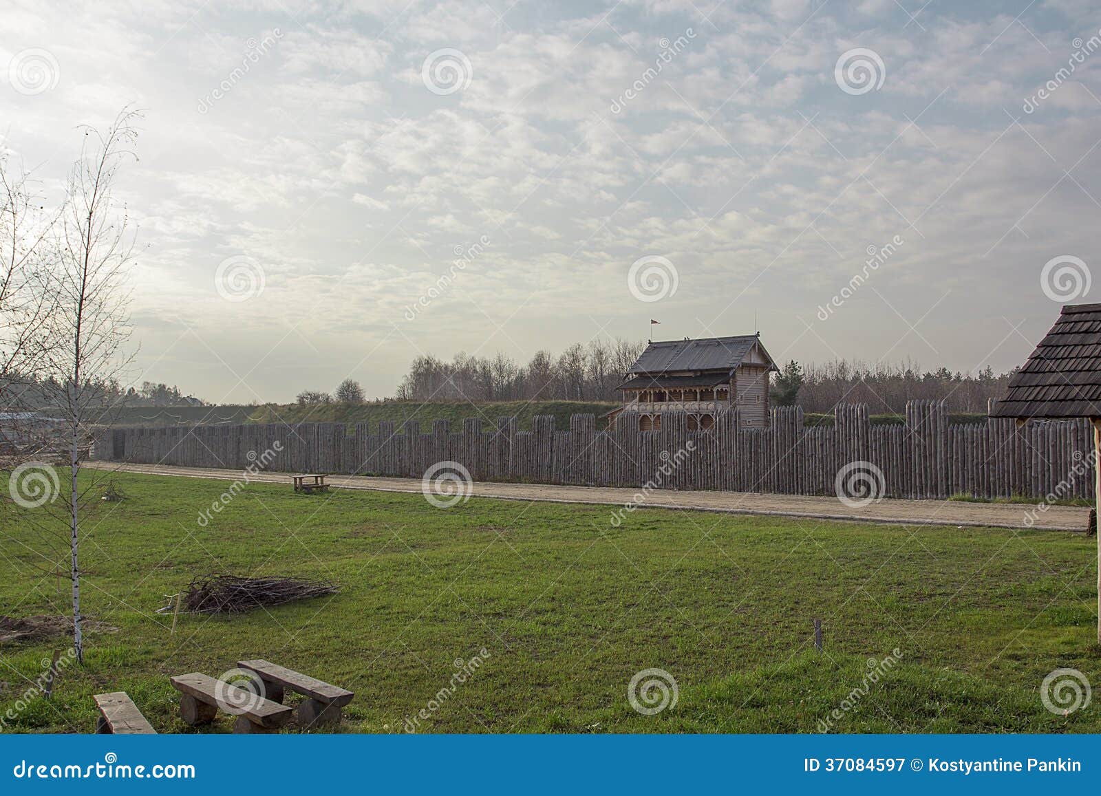 Palisade stock image. Image of area, russia, monument - 37084597