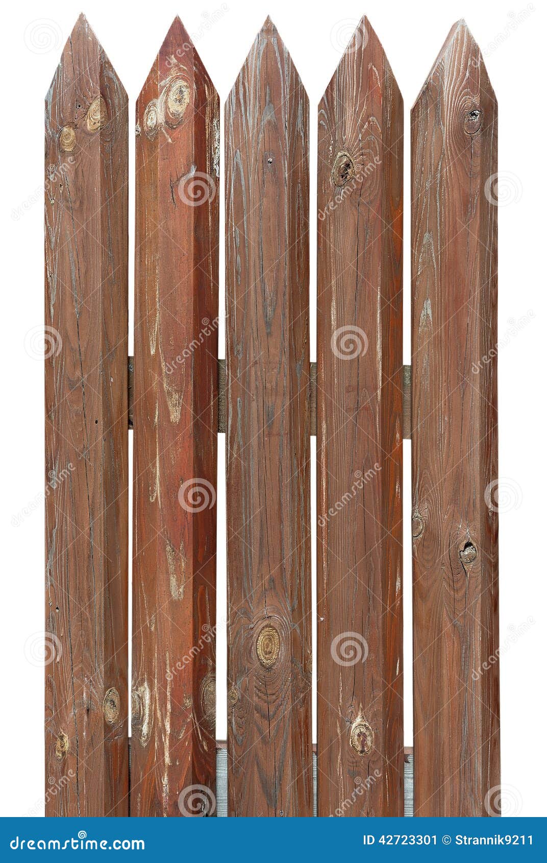 Palisade of the old logs. stock image. Image of rough - 42723301