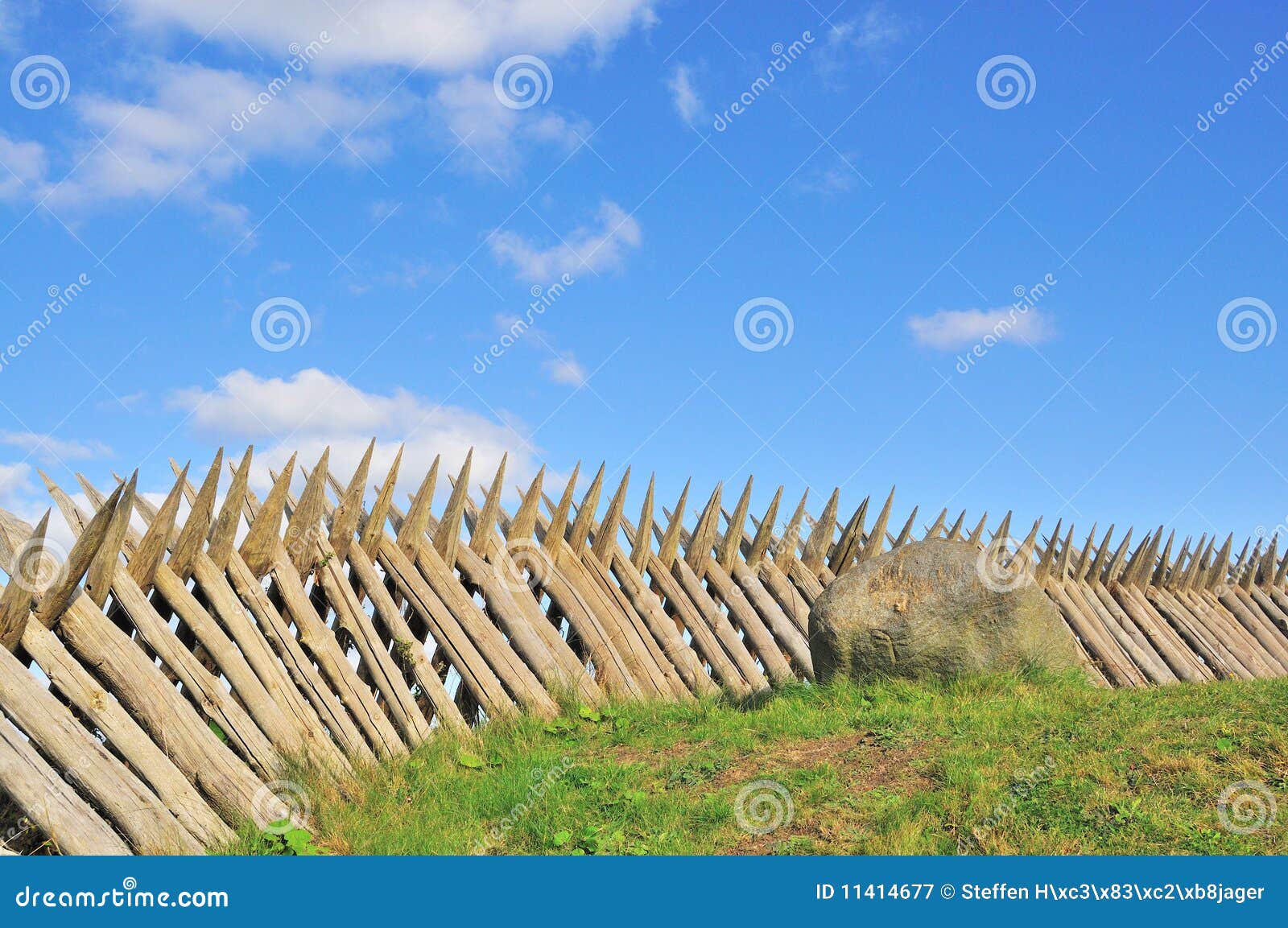 Palisades stock image. Image of danish, place, palisade - 11414677
