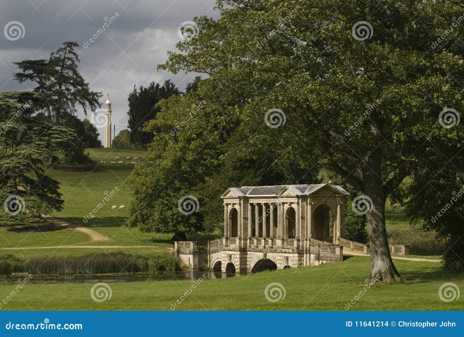 Palladian Bridge stock photo. Image of folly, georgian - 11641214