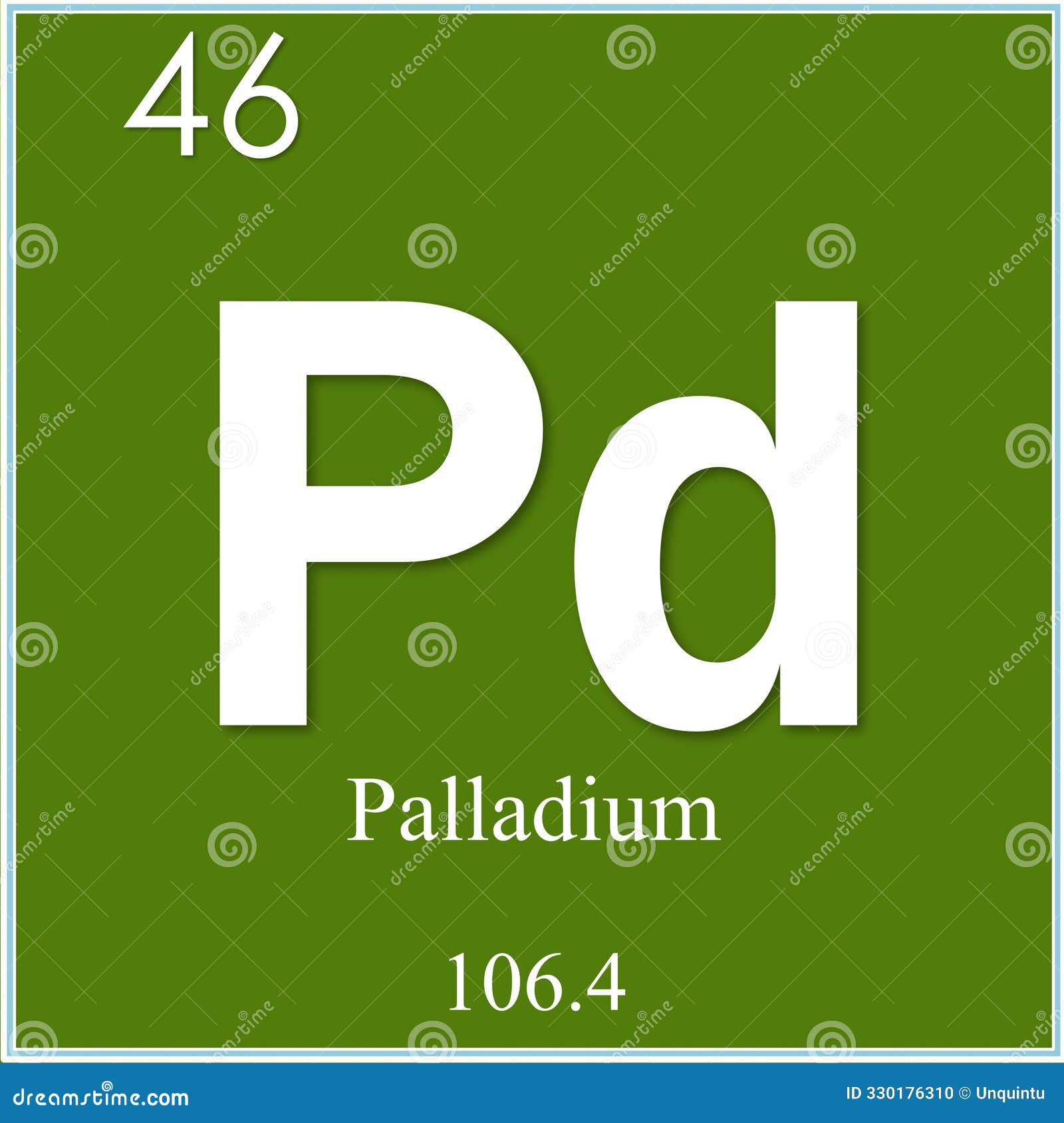Palladium Chemical Element Symbol on White Background Stock ... Palladium Chemical Element Symbol on White Background Stock ...