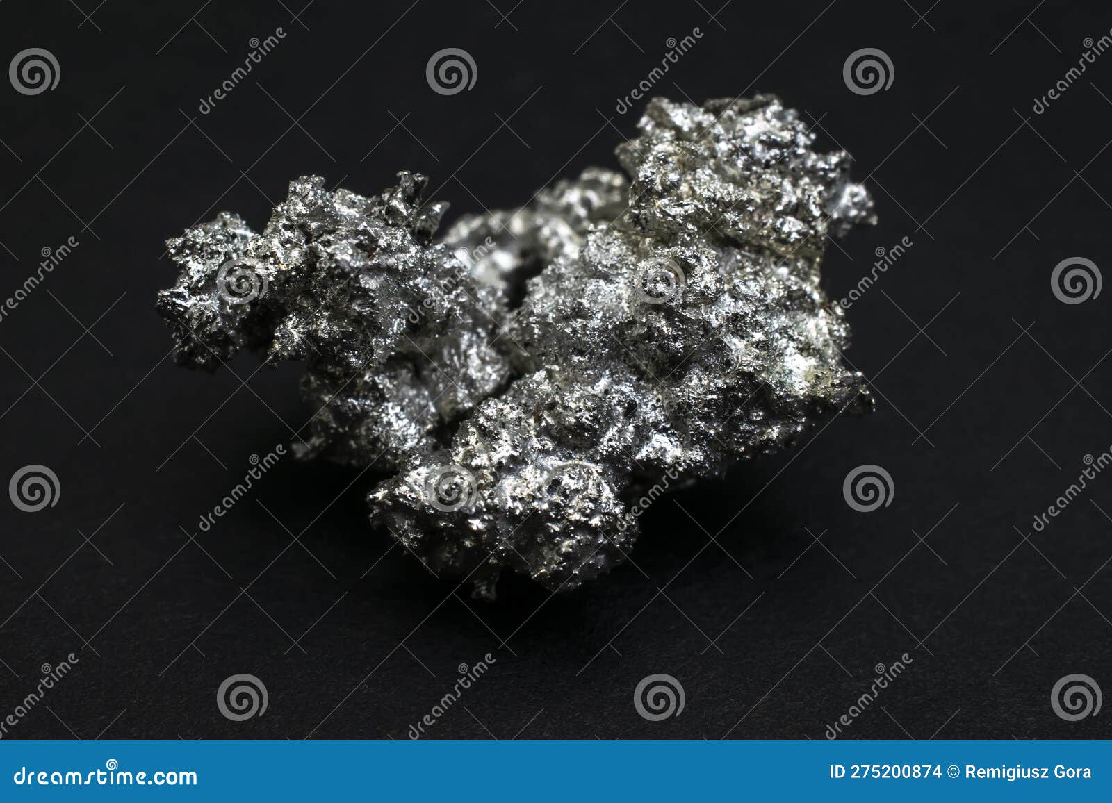 Palladium Nugget, a Precious Native Metal Stock Photo - Image of ...