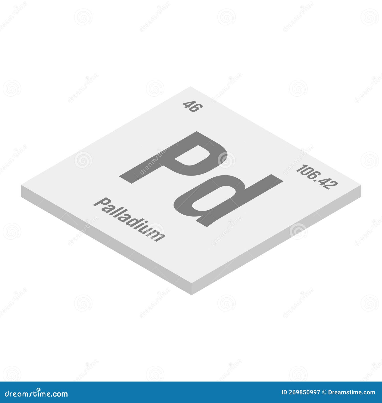 Palladium, Pd, Periodic Table Element Stock Illustration - Illustration ... Palladium, Pd, Periodic Table Element Stock Illustration - Illustration ...