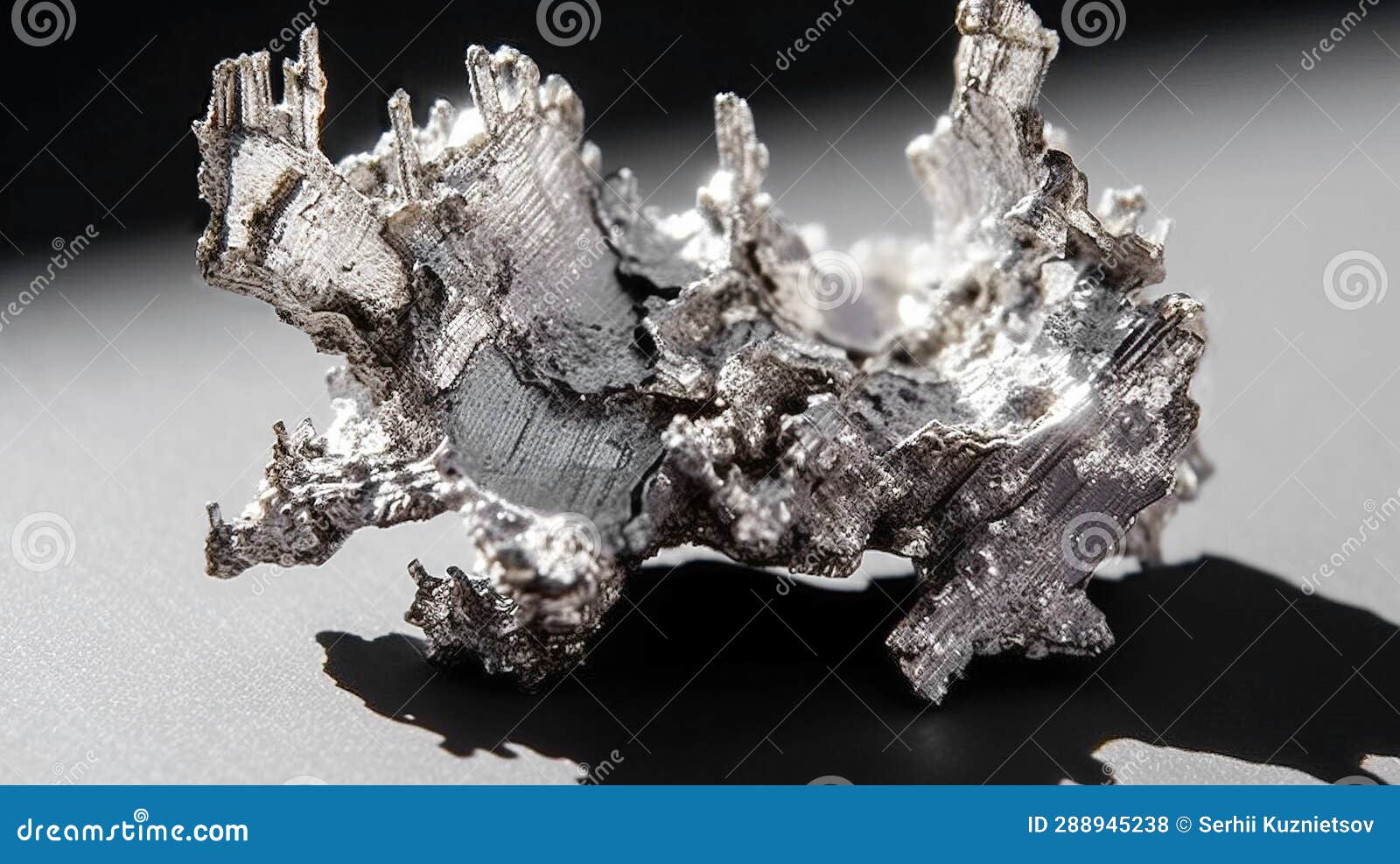 Palladium is Rare Precious Natural Geological Stone on Gradient ...