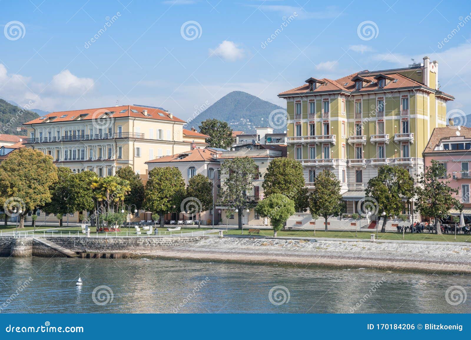 Pallanza, Lago Maggiore, Italy Stock Photo - Image of north, nature ...