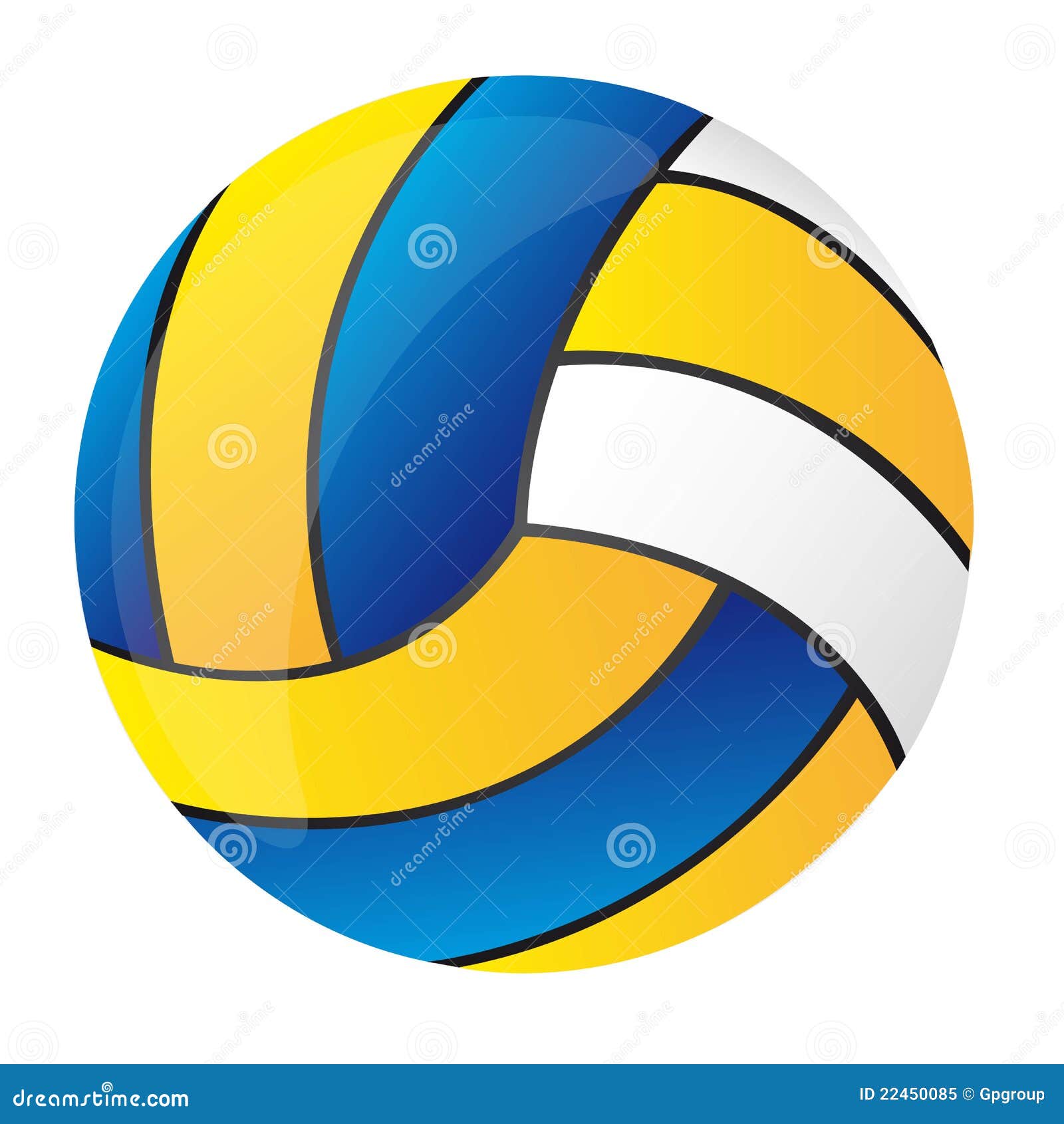 Pallavolo illustrazione vettoriale. Illustrazione di simbolo - 22450085