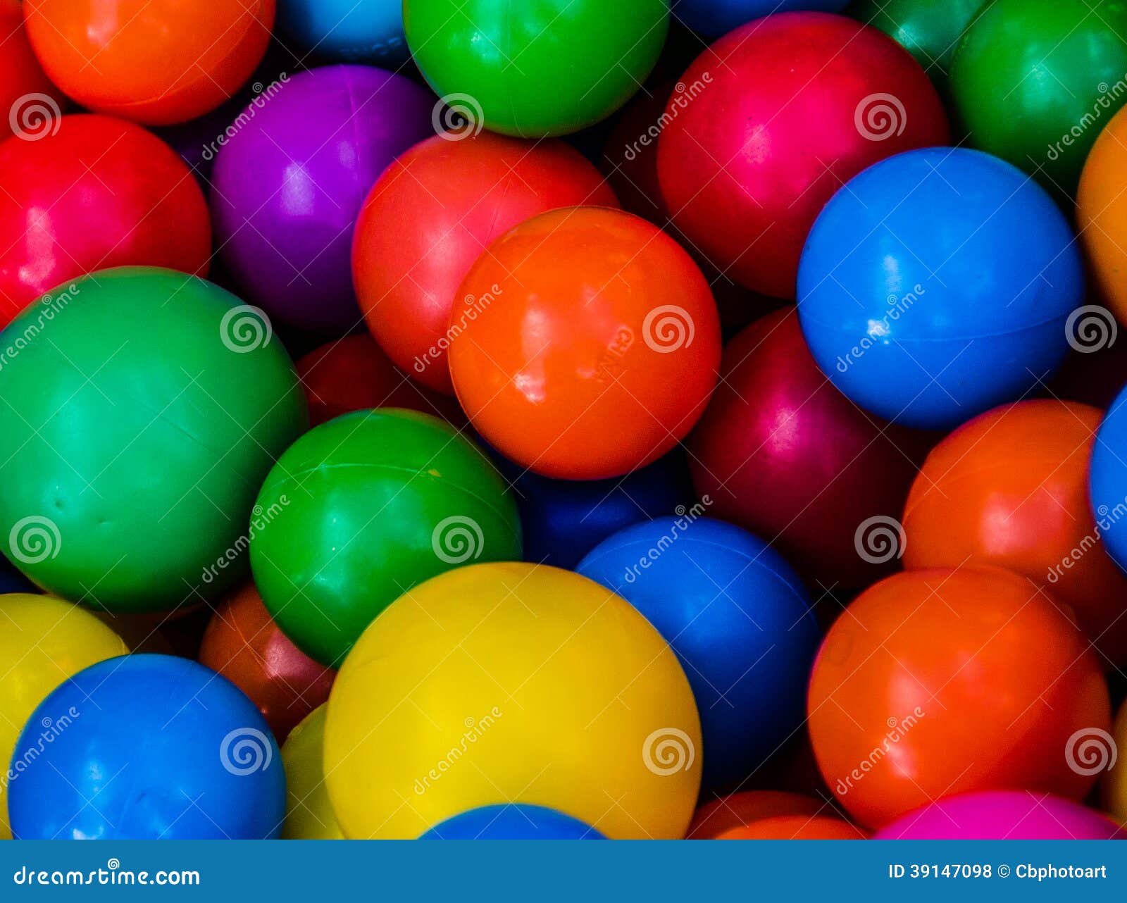 Palle Colorate Al Partito Dei Bambini. Fotografia Stock - Immagine di ...