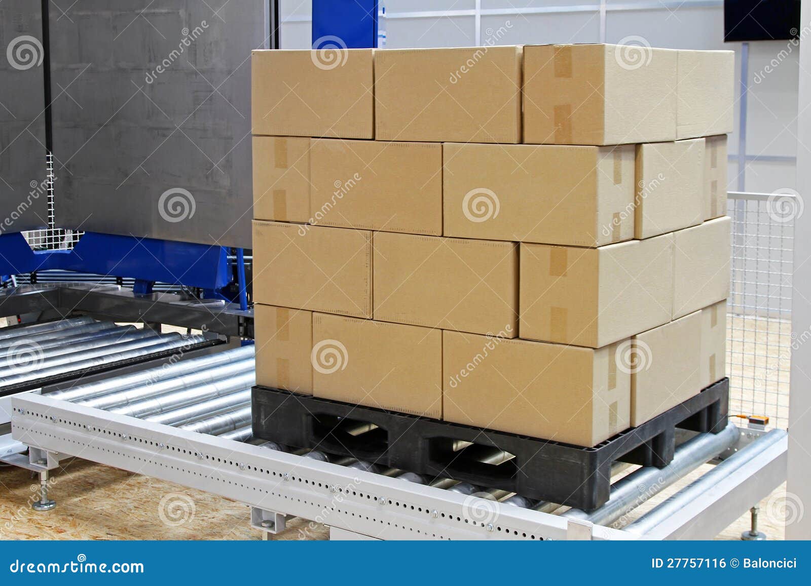 Pallet box stock photo. Image of cargo, storage, warehouse - 27757116