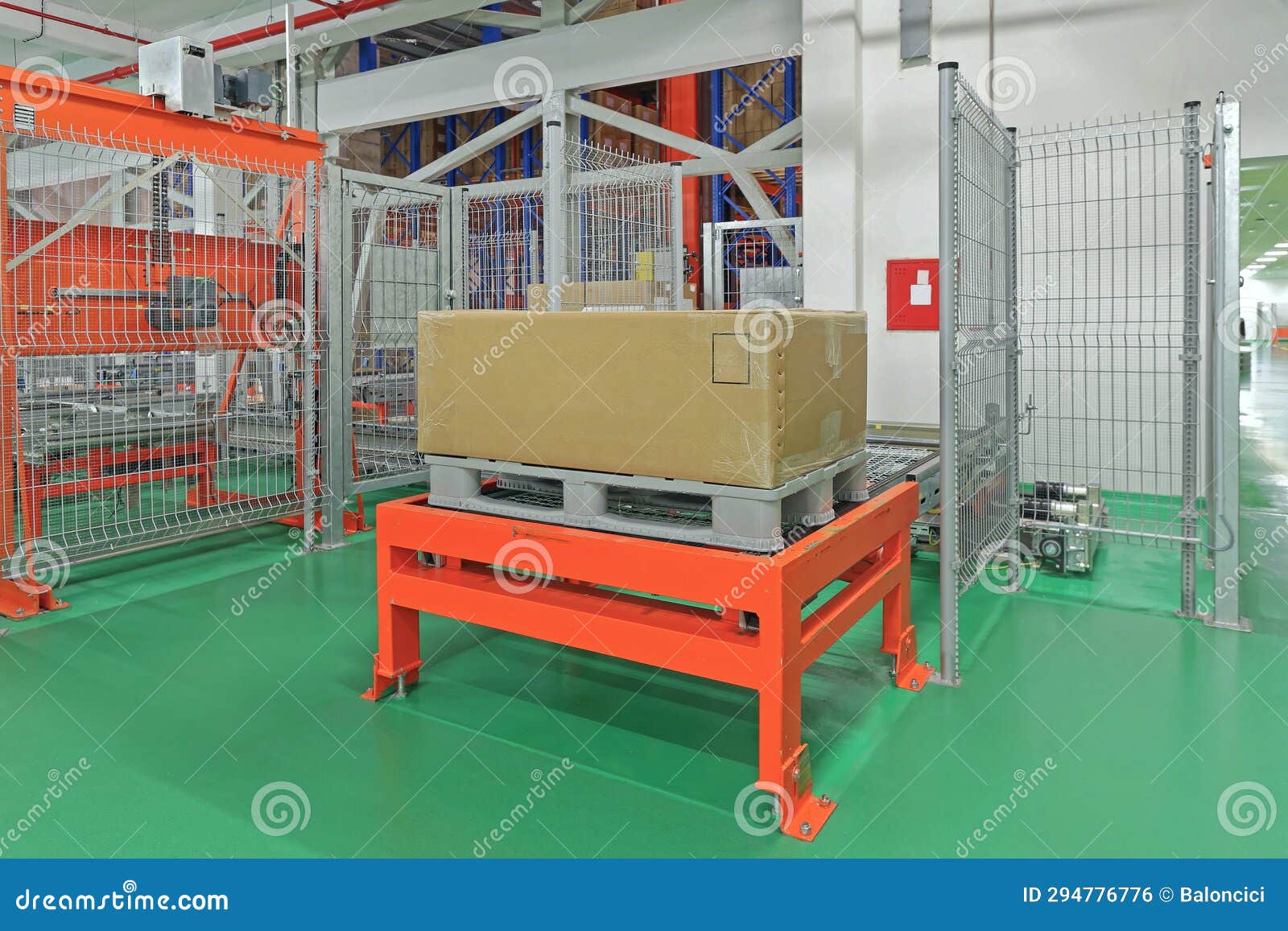 Pallet Box Automated Storage Stock Photo - Image of pallet, automatic ...