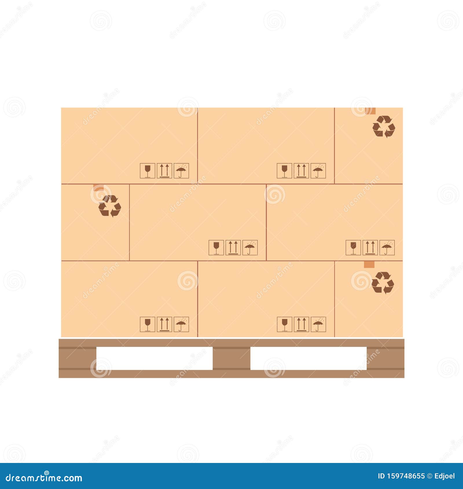 Palletized Stock Illustrations – 22 Palletized Stock Illustrations ...