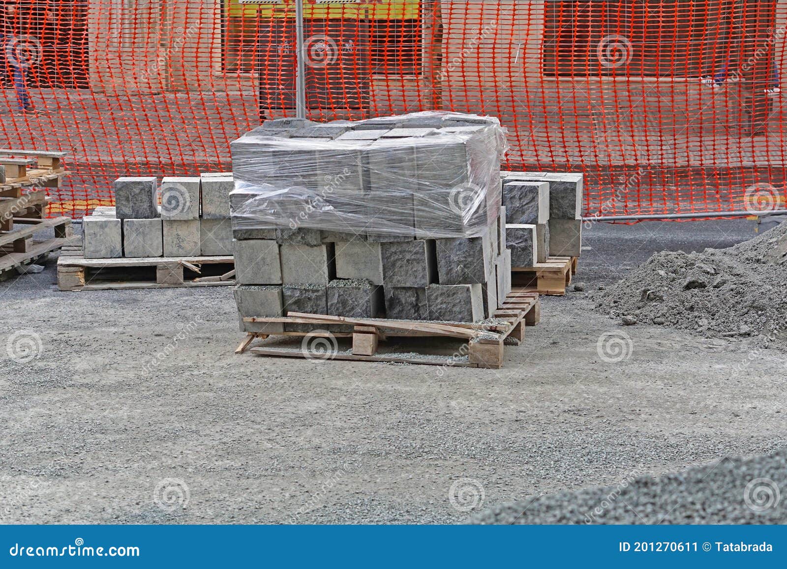 Granite Blocks Construction Stock Image - Image of structure ...