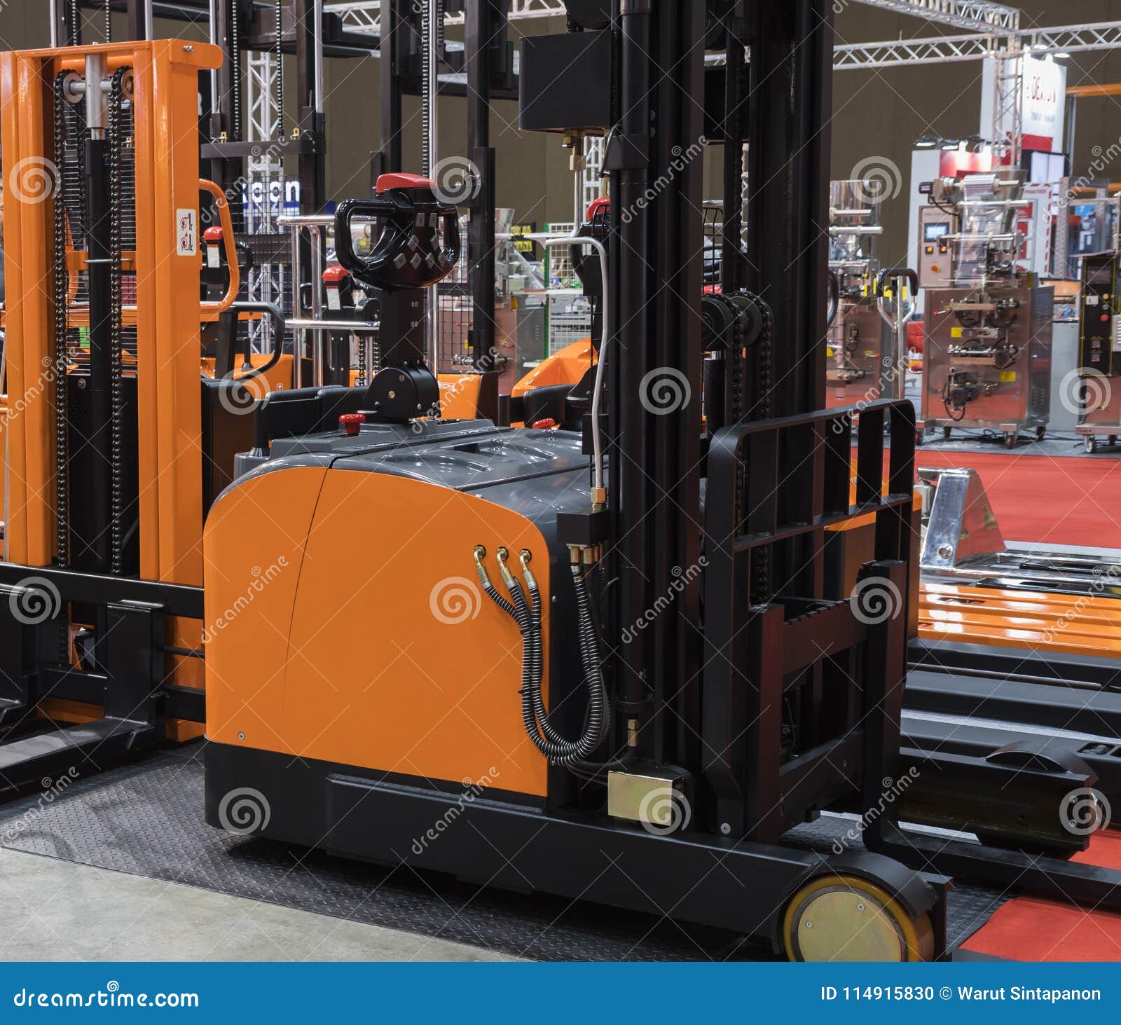 Pallet Jack for warehouse stock photo. Image of forklift - 114915830