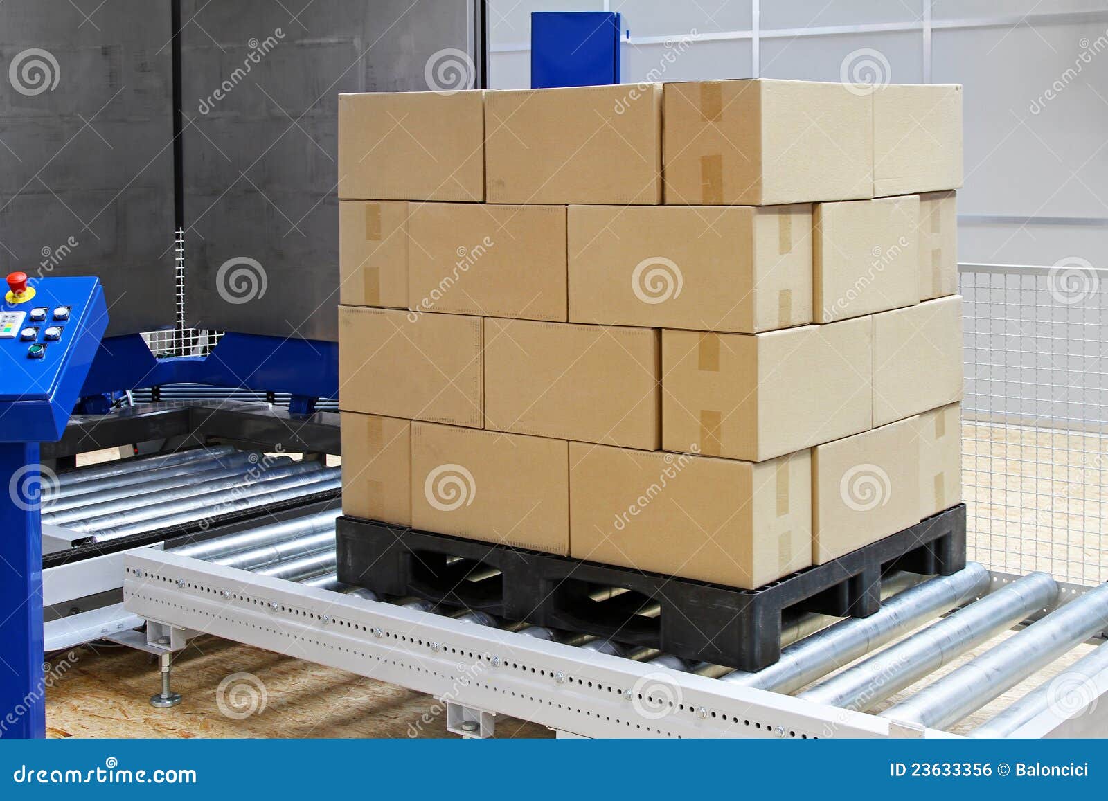 Pallet packer stock photo. Image of delivery, transport - 23633356