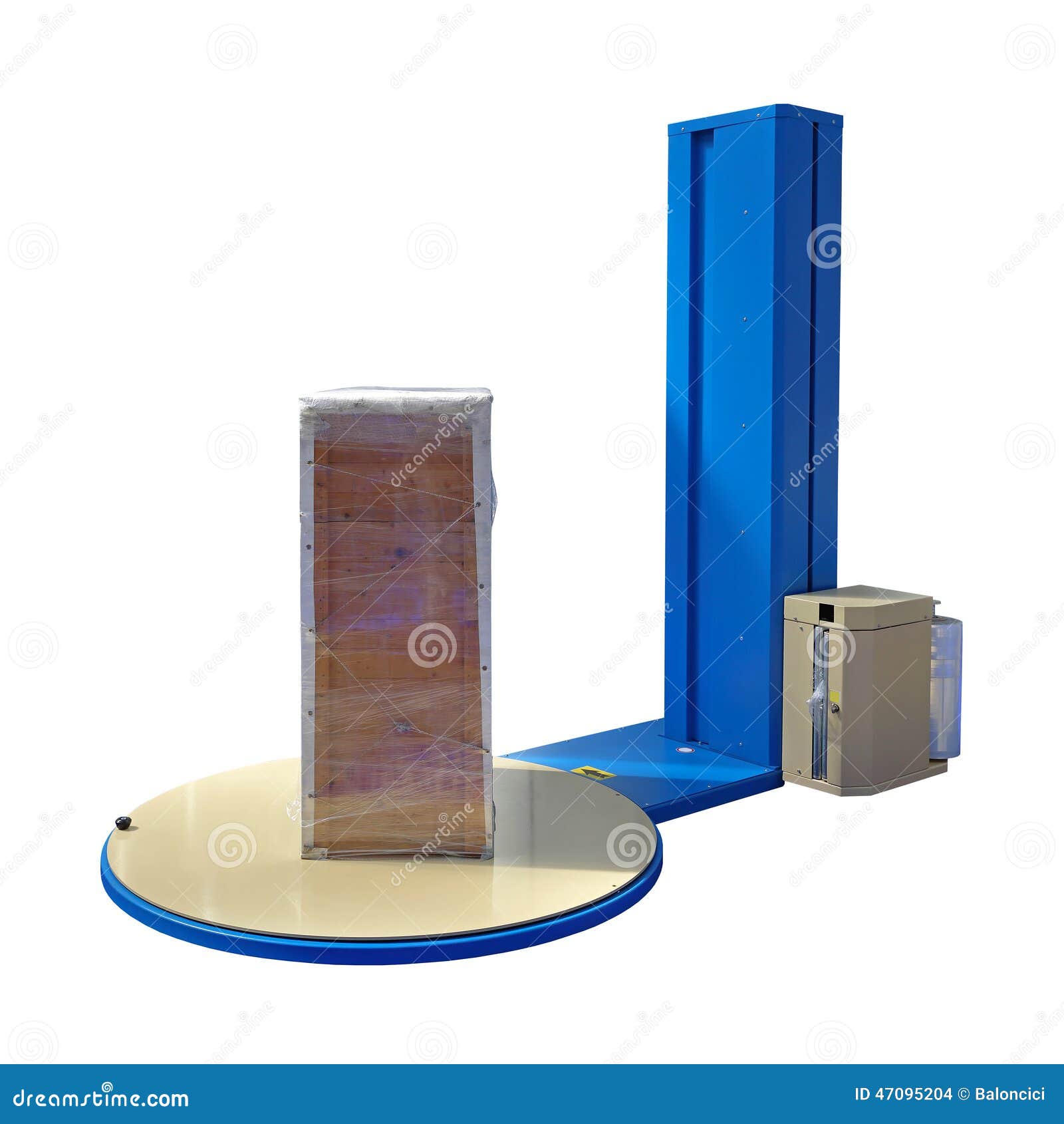 Pallet Stretch Wrapping stock photo. Image of clipping - 47095204