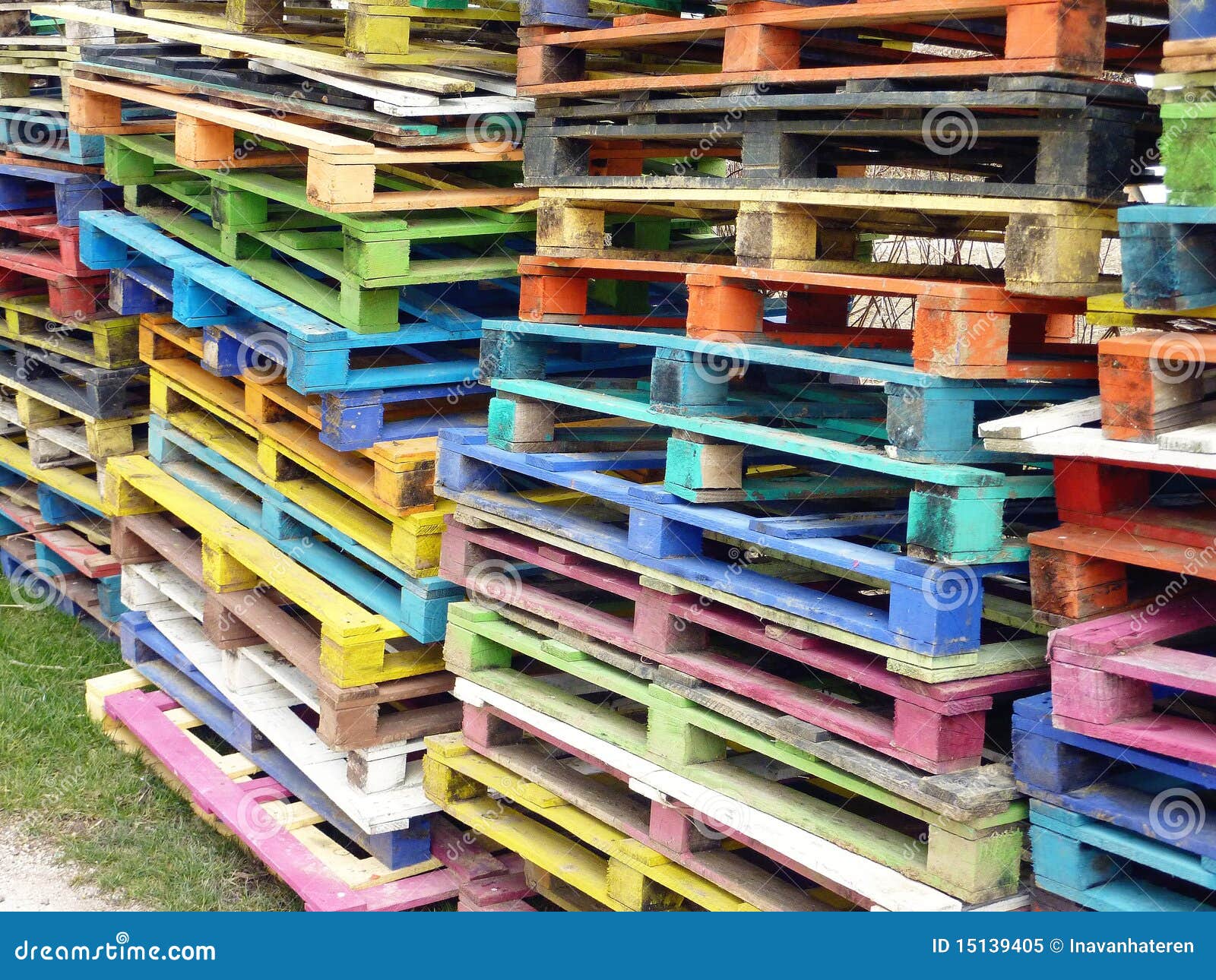 Pallets stock image. Image of recycling, composing, composition - 15139405