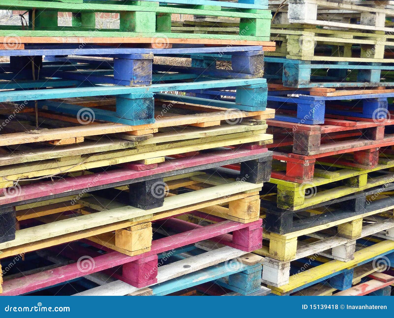 Pallets stock photo. Image of pallet, colour, stack, piles - 15139418