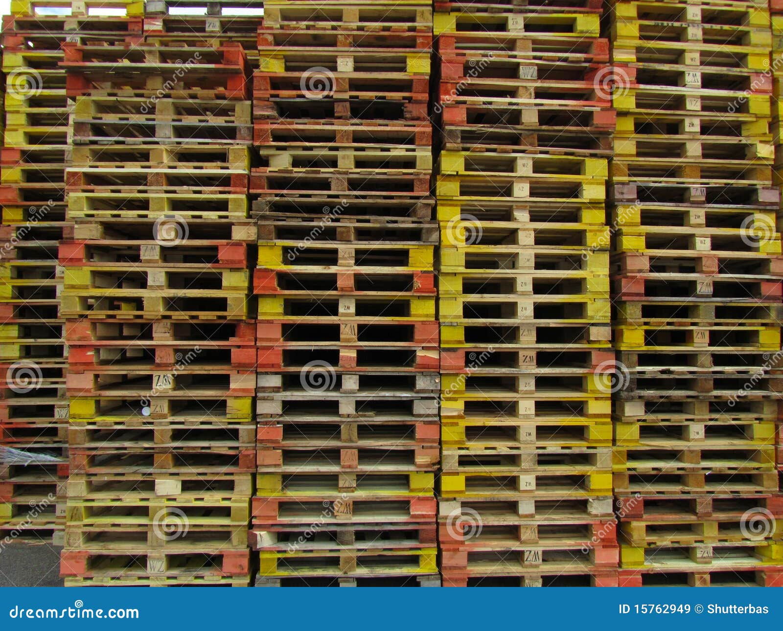 Pallets stock image. Image of storing, transportation - 15762949