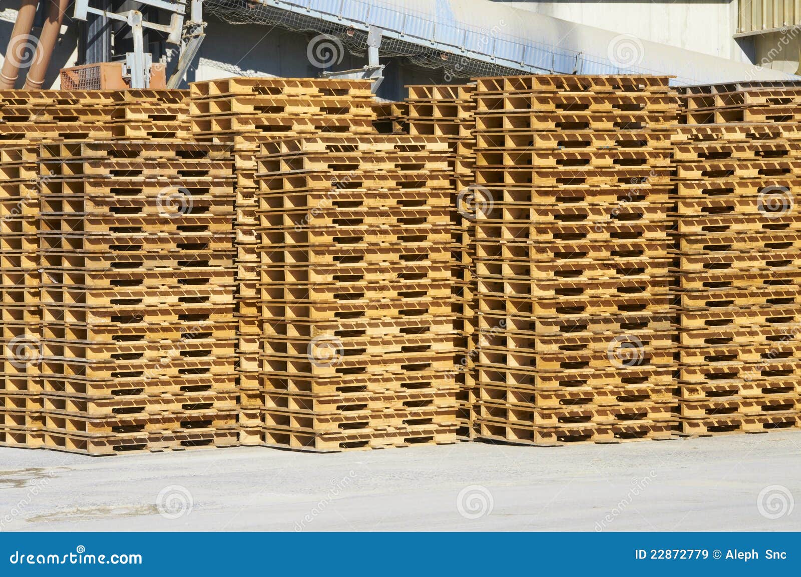 Pallets stock image. Image of industrial, freight, commerce - 22872779