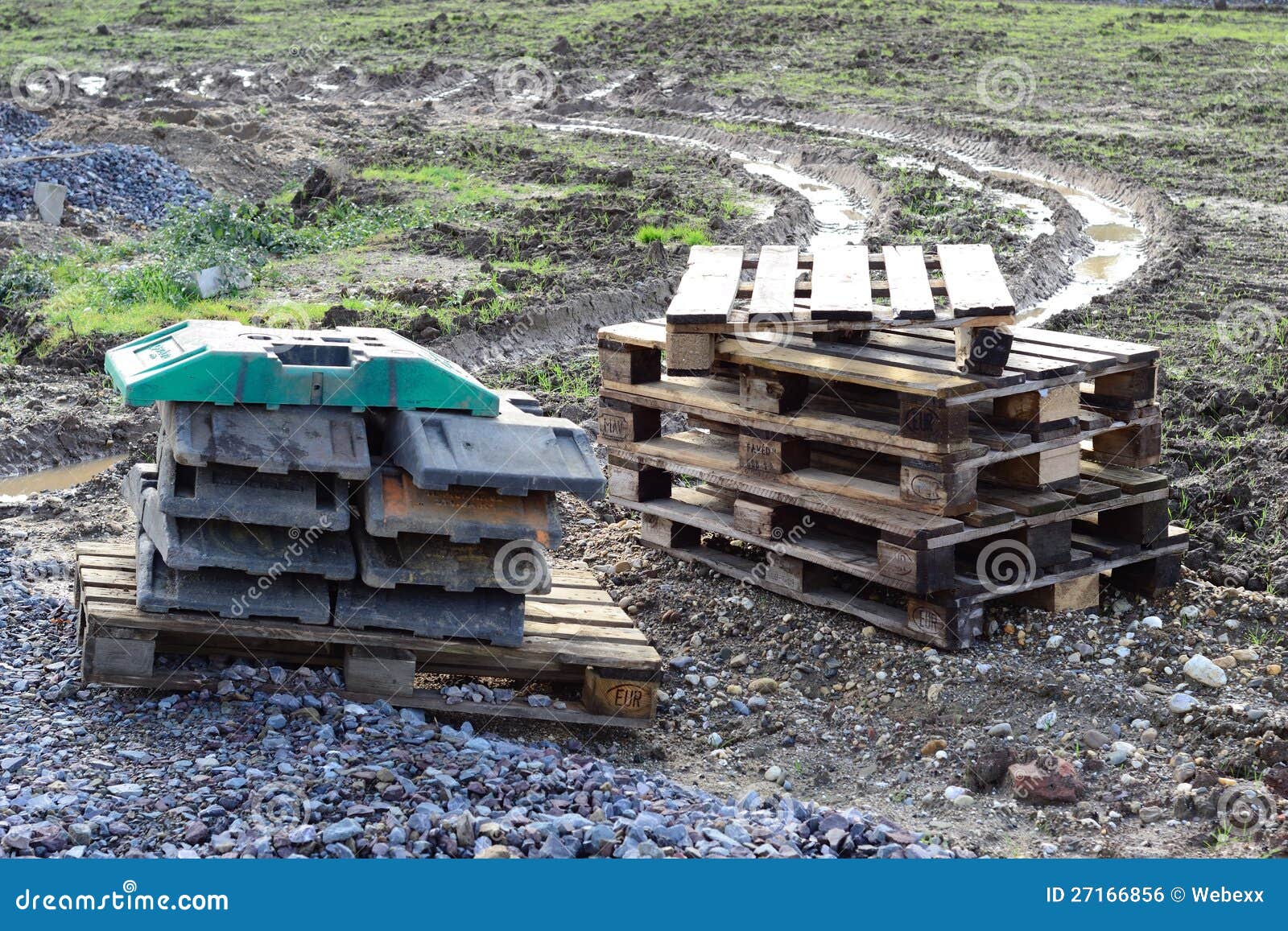 Pallets stock photo. Image of crafts, area, development - 27166856