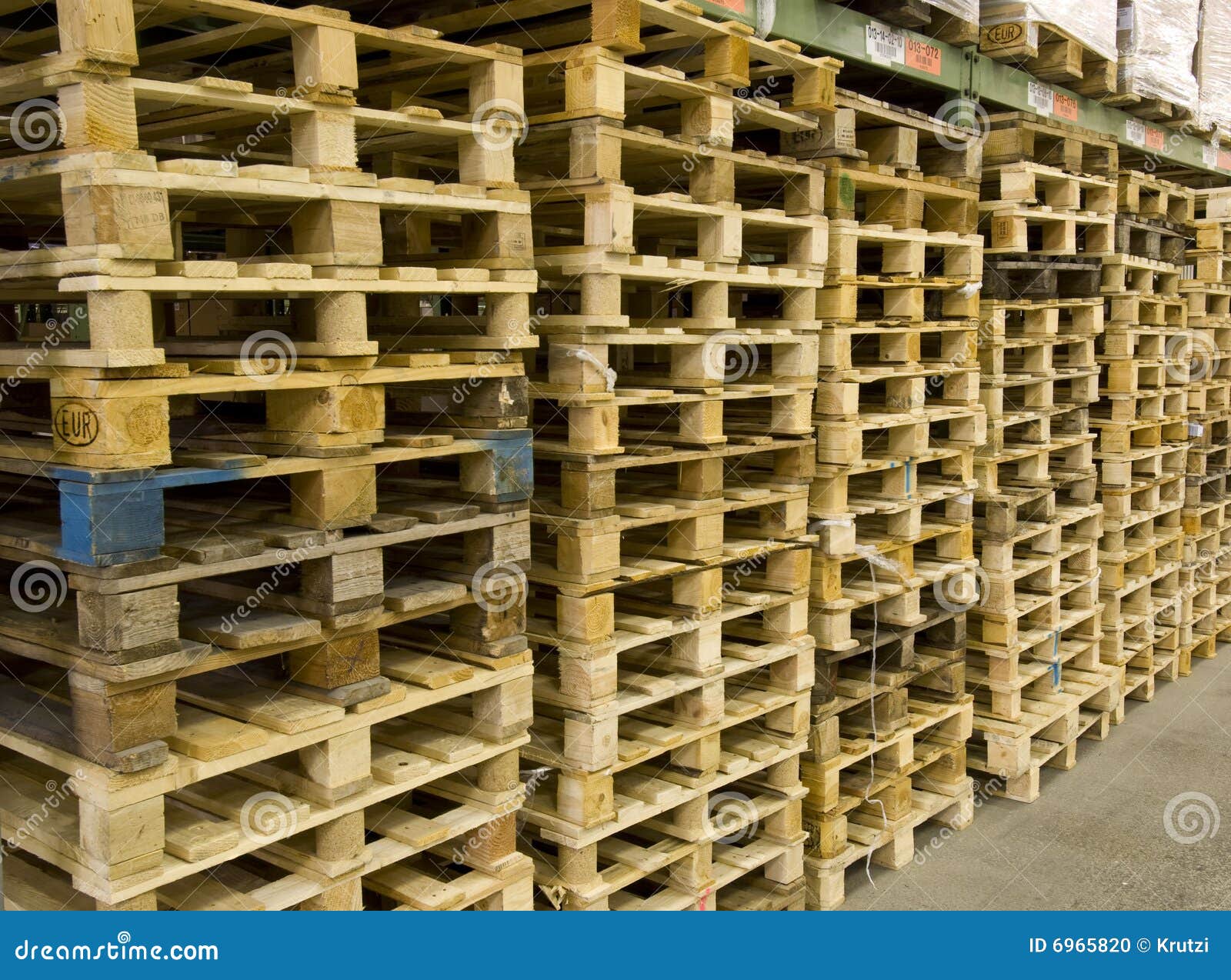 Pallets stock photo. Image of concrete, pallets, management - 6965820