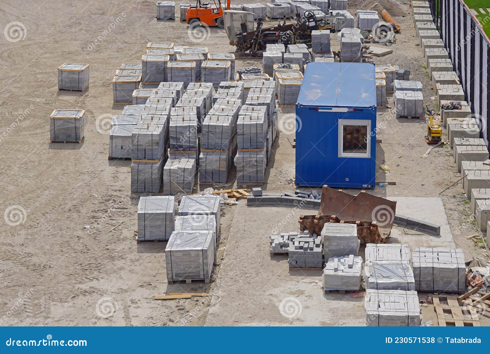 Pallets Blocks Construction Stock Photo - Image of blocks, stone: 230571538