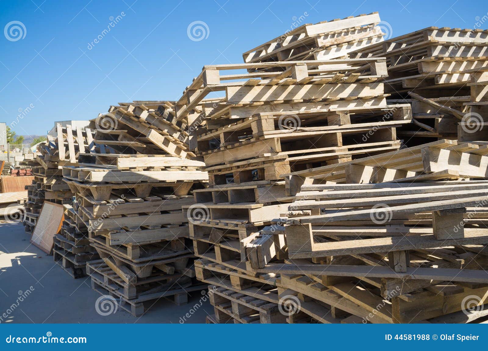 Pallets stock photo. Image of backyard, messy, cargo - 44581988