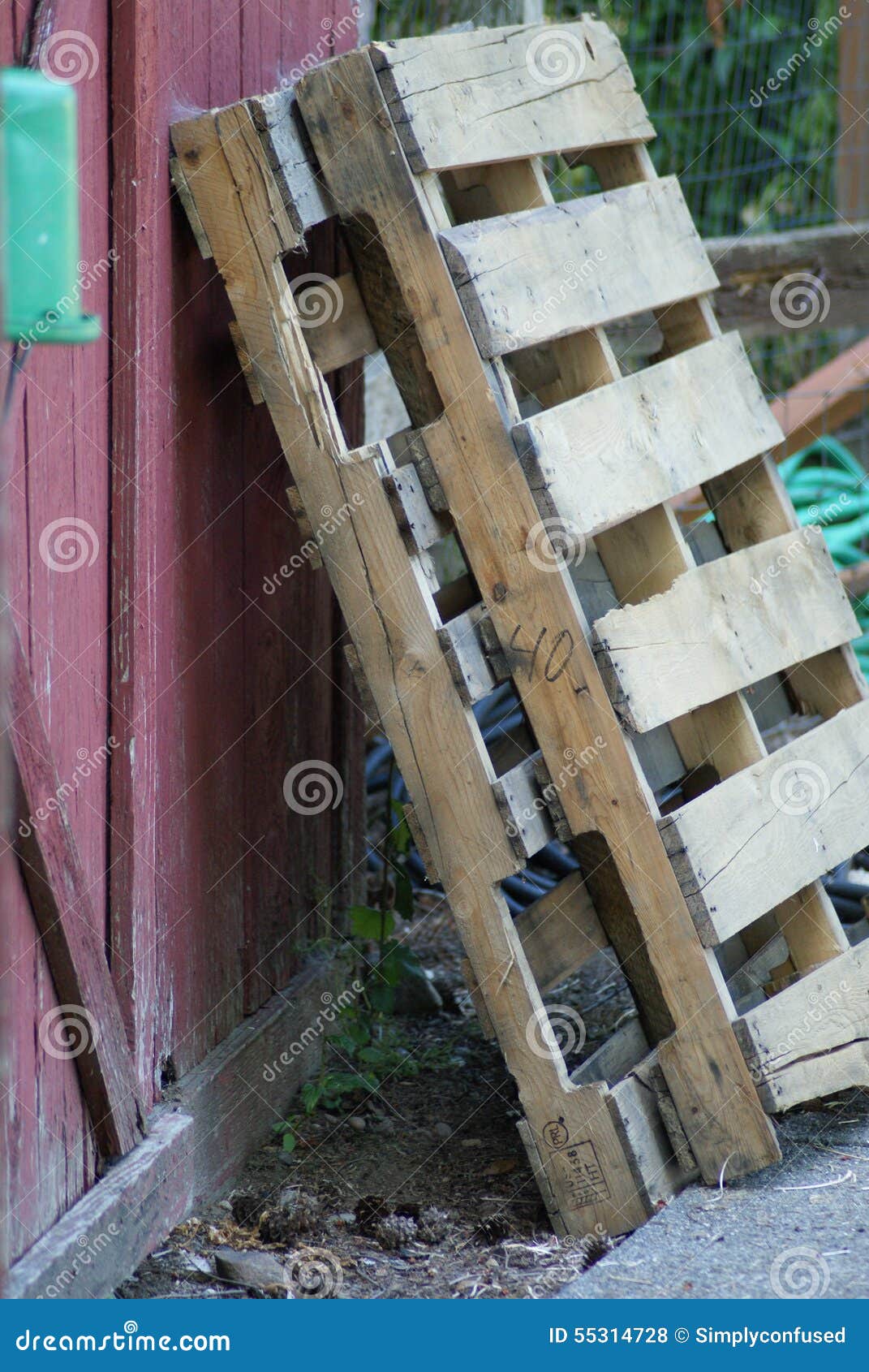 Pallets Leaning Against Barn Stock Photos - Free & Royalty-Free Stock ...