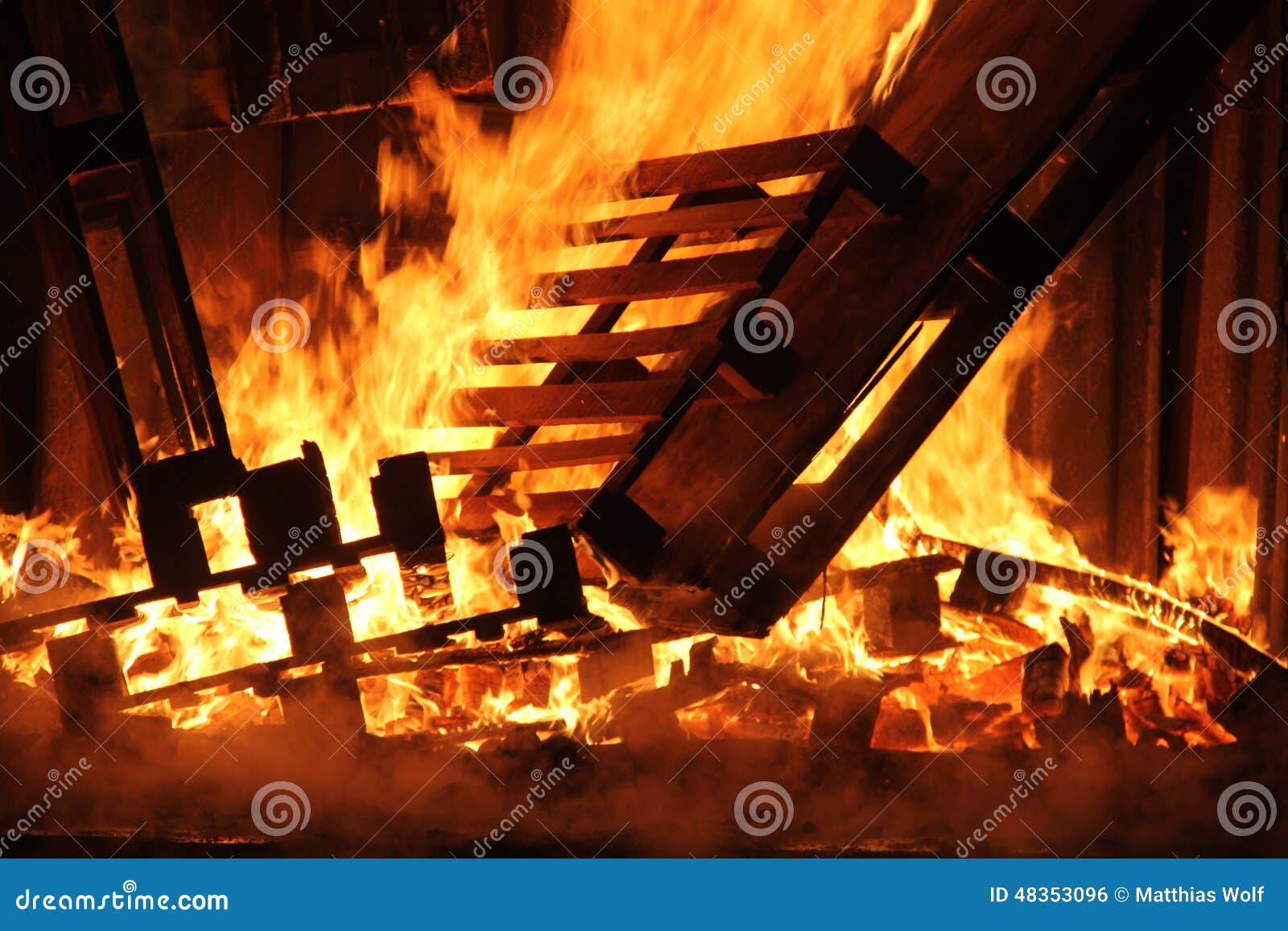 Pallets stock photo. Image of kindle, pile, burn, fire - 48353096