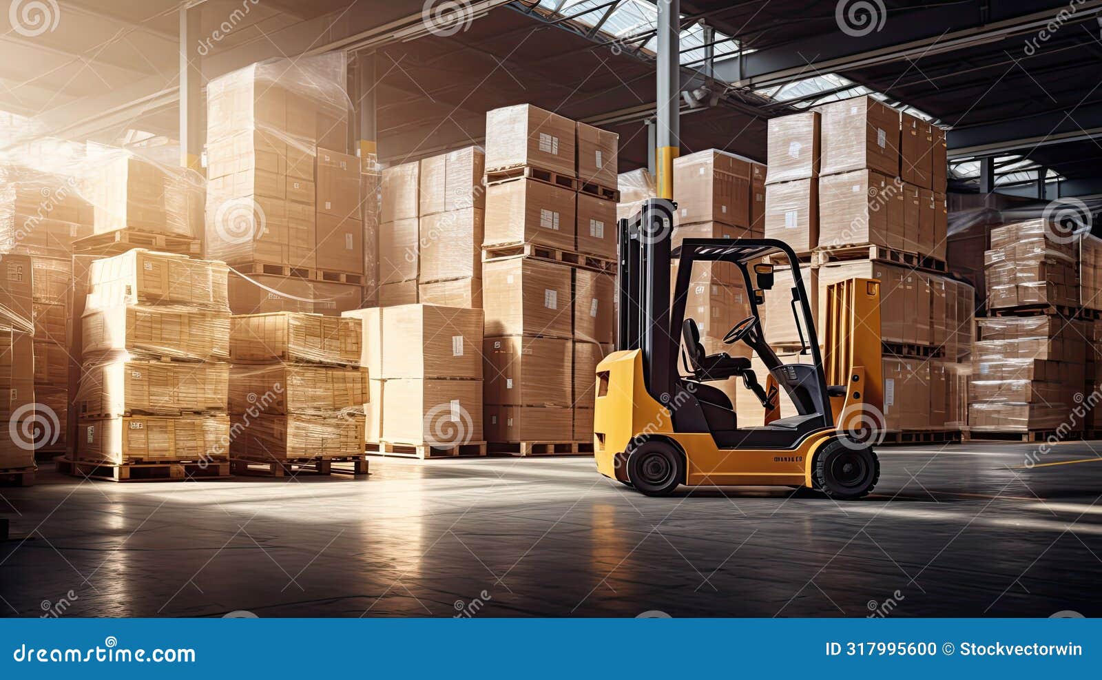 Pallets Warehouse Equipment Stock Illustration - Illustration of ...