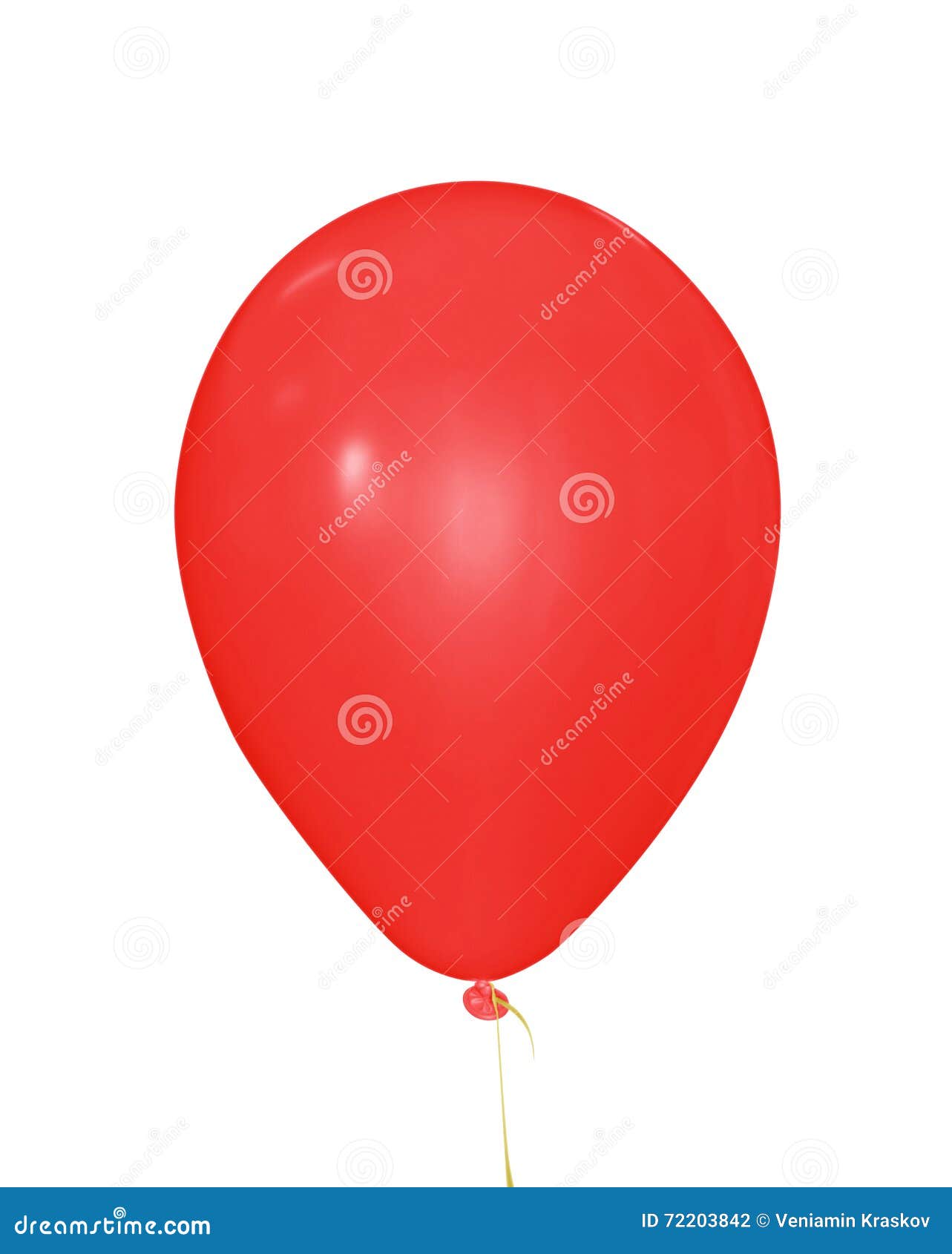 Pallone isolato - rosso fotografia stock. Immagine di allegro - 72203842