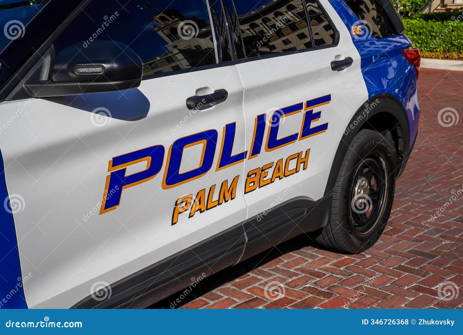 Palm Beach Police Department Provide Security at the Breakers Palm Beach, Florida Editorial ...